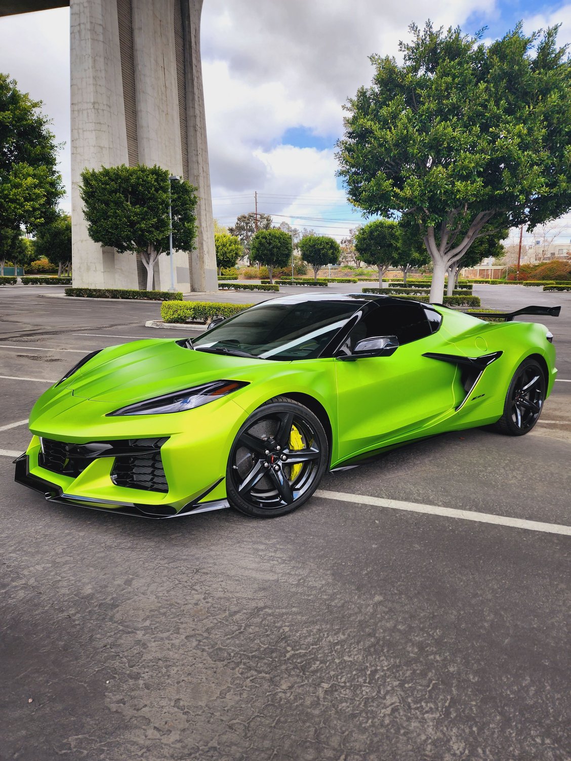 Wrapped my Z06 in dynamic lime - CorvetteForum - Chevrolet Corvette ...