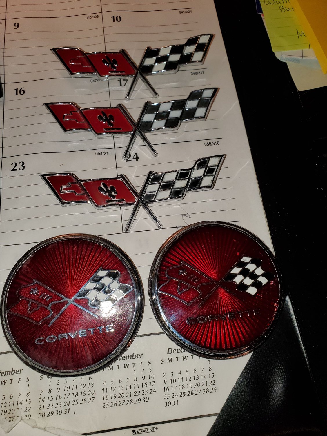 FS (For Sale) SOLD Decorative 1970s Corvette nose emblems ...