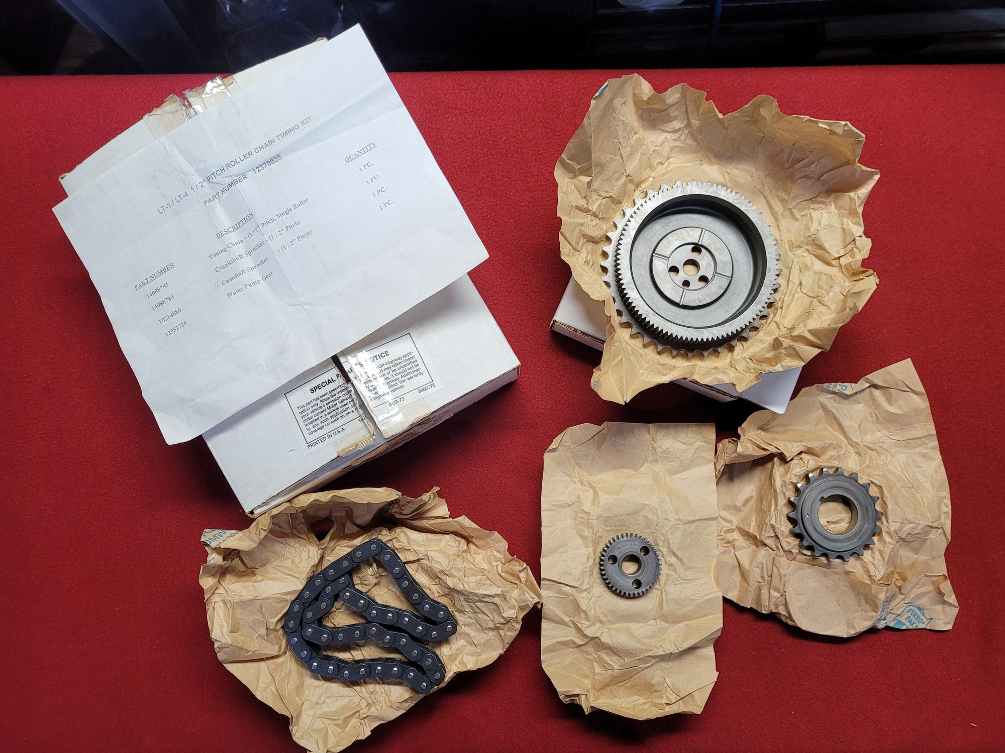 FS (For Sale) SOLD LT1/LT4 NOS GMPP H.D. Timing Set (GM# 12370835 ...