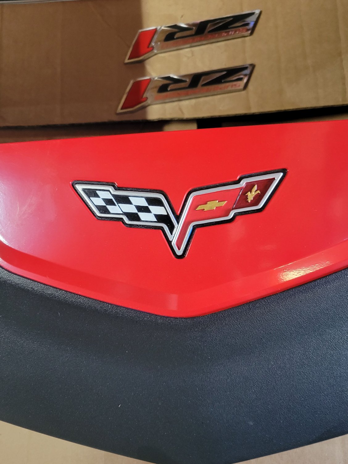WTT (Want To Trade) Custom ZR1 red logos - CorvetteForum - Chevrolet ...