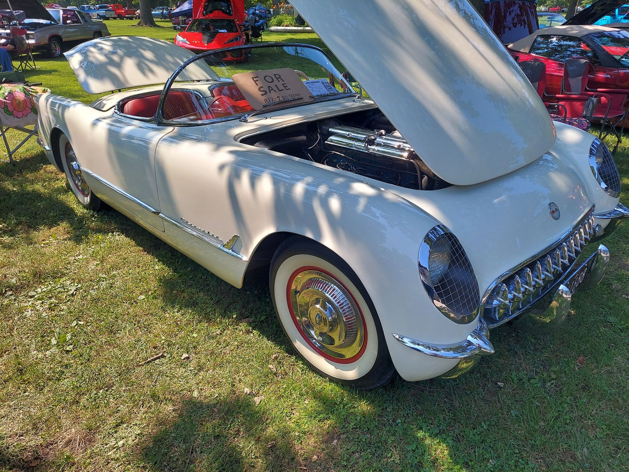 1954 for sale at car show - CorvetteForum - Chevrolet Corvette Forum ...