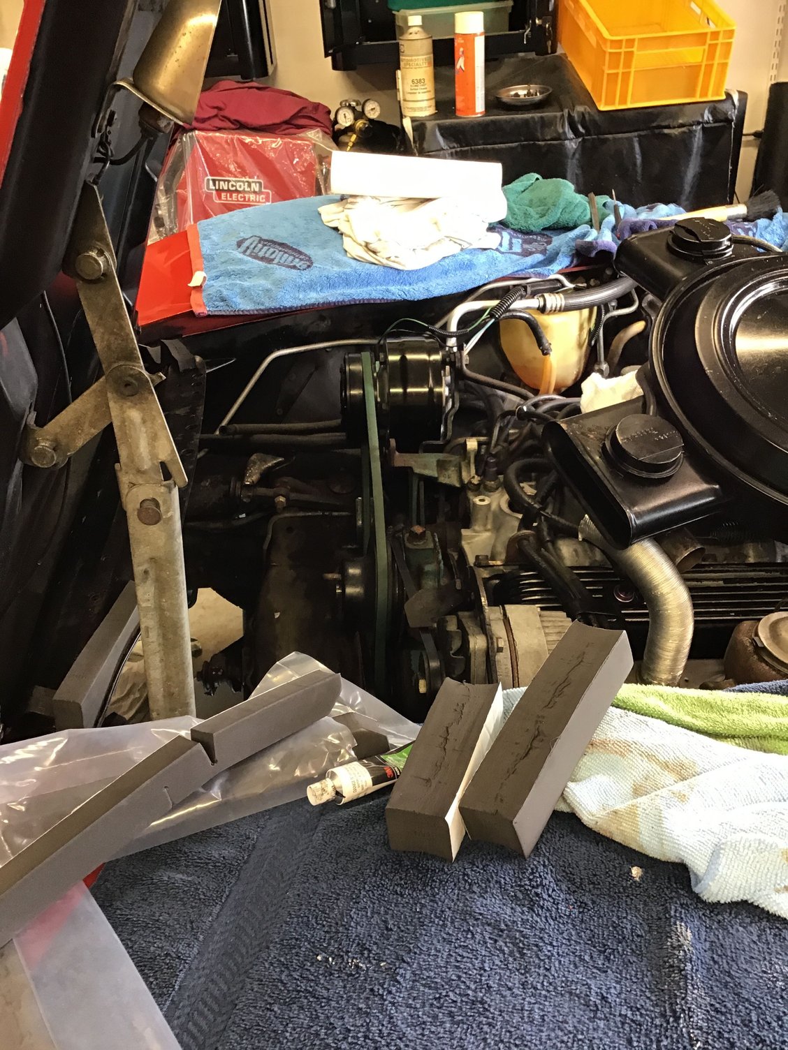 My original 40 yo radiator replacement 79 l82 - CorvetteForum ...