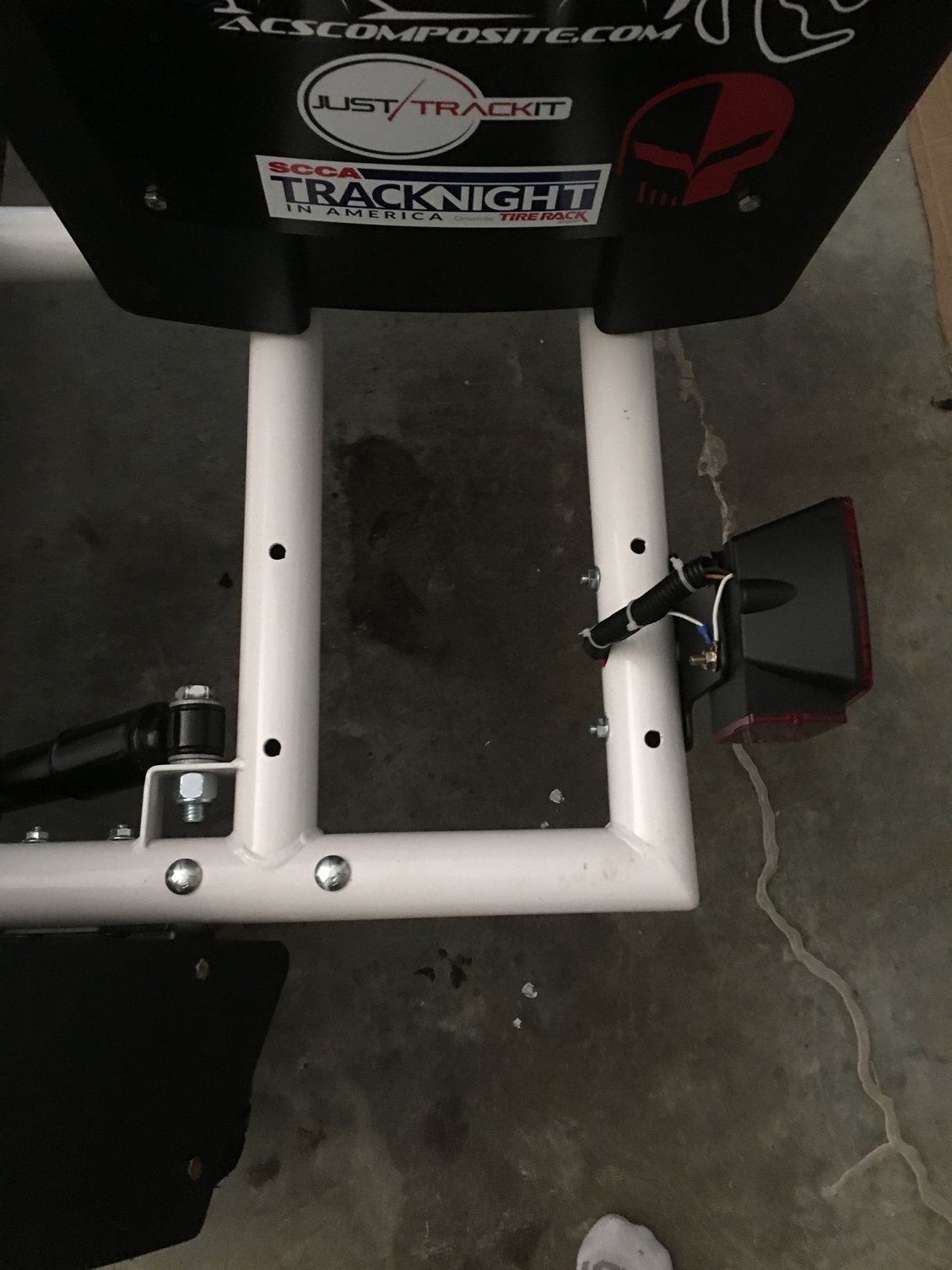 SOLD - 2019 Leroy Engineering tire trailer with C7 hitch and hitch ...