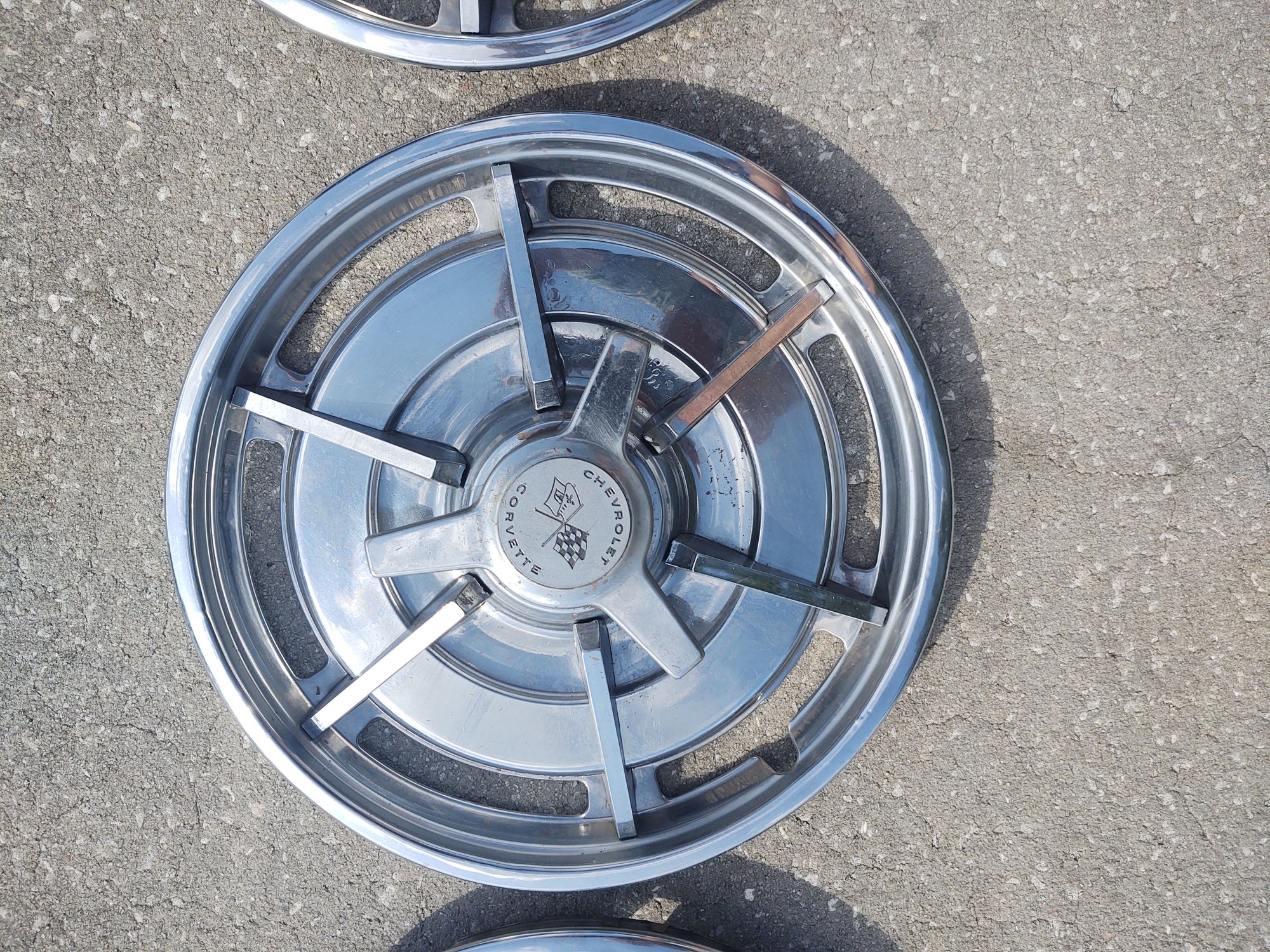 FS (For Sale) 1963 Corvette wheel covers and 15 X 5.5 steel wheels ...