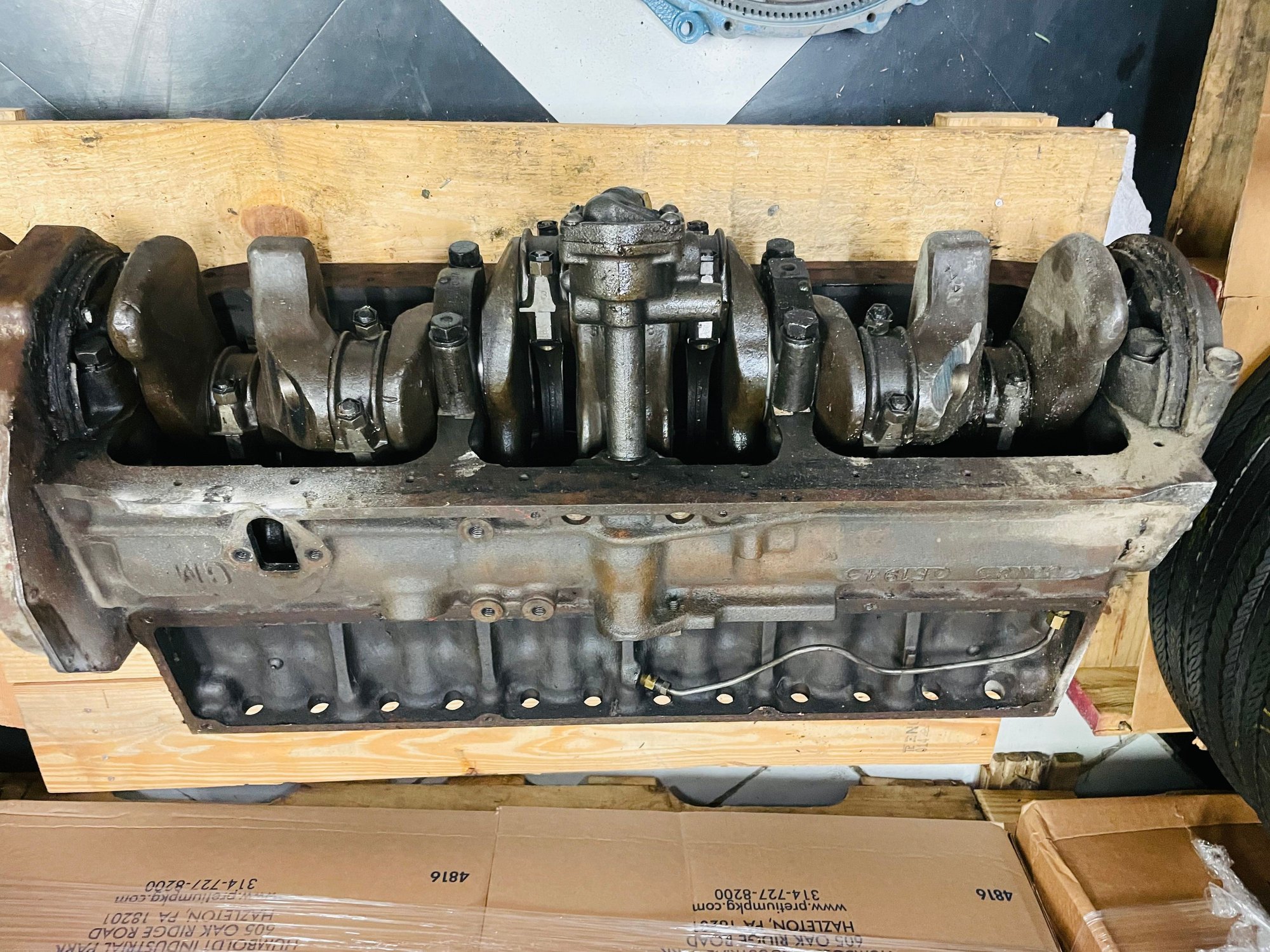 FS (For Sale) 1954’ 235 Blue Flame Engine Block - CorvetteForum ...