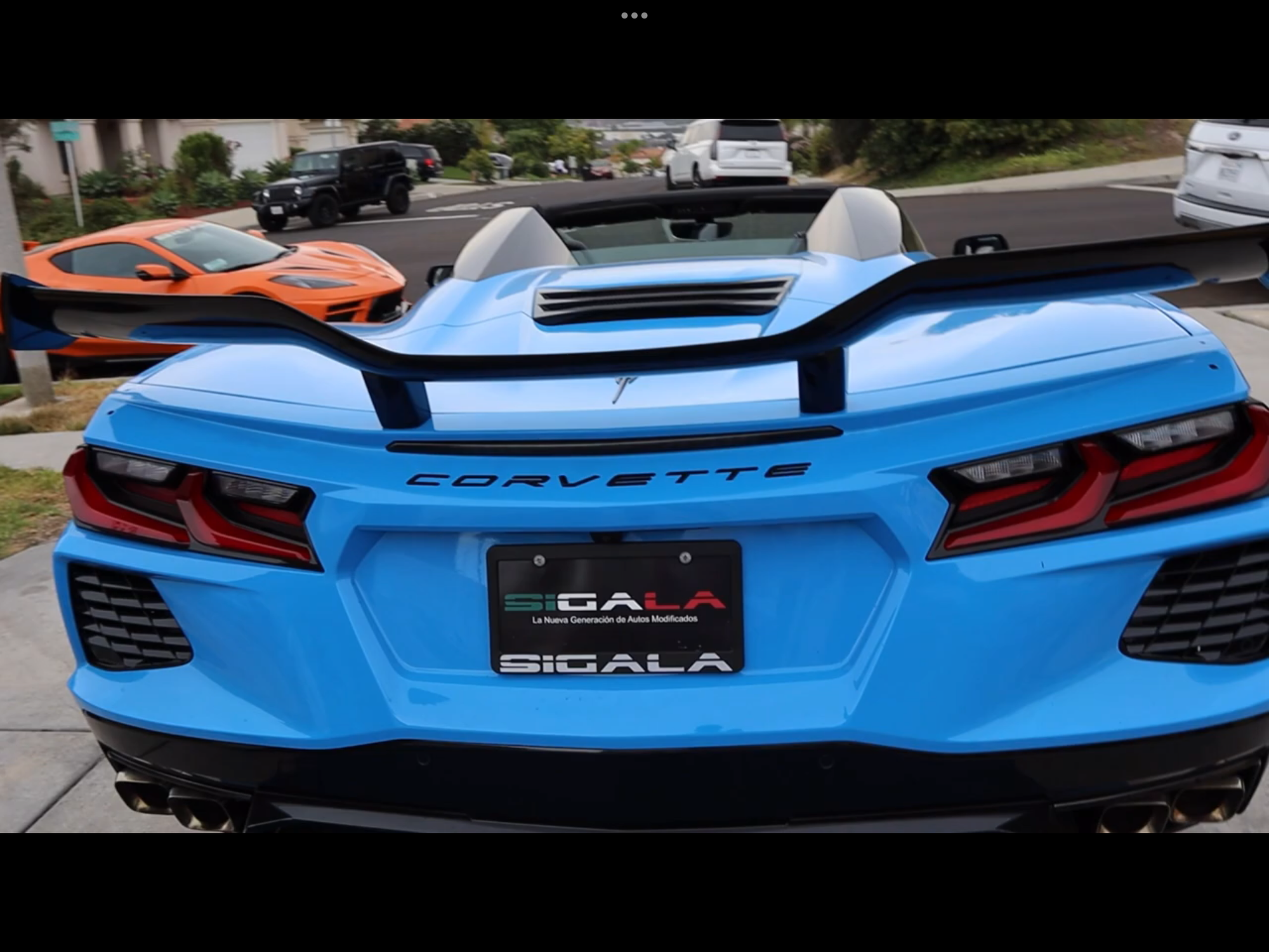 Installing the C8 Z06 high wing on a C8 Stingray Z-51 center mounting ...