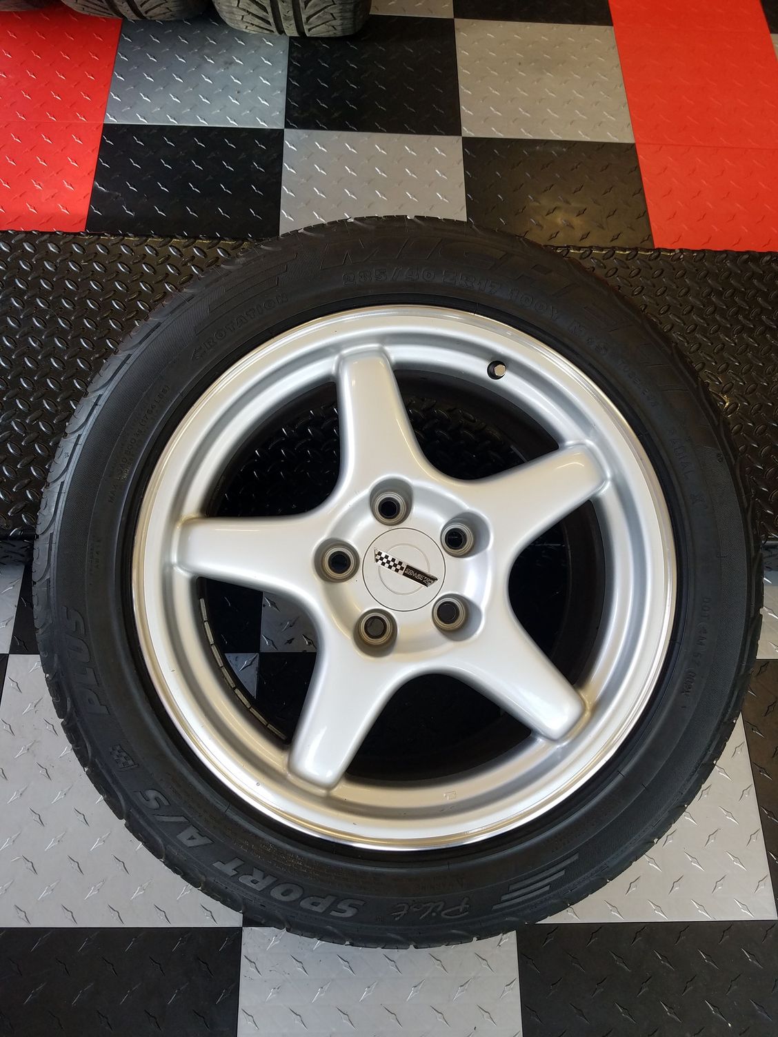 C4 Corvette 1996 OEM Collector Edition Wheels, Tires (ZR1), Michelin ...