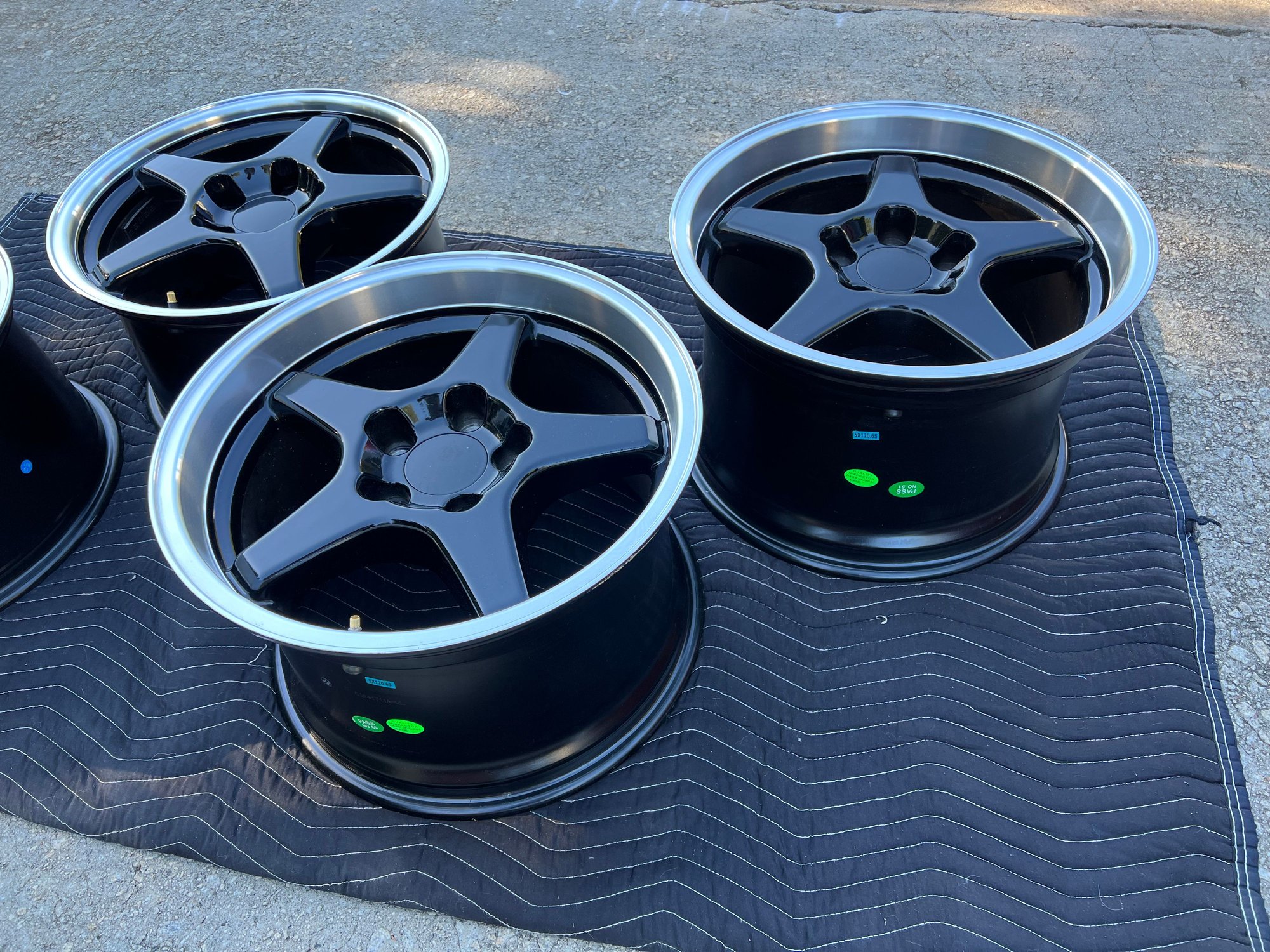 FS (For Sale) SOLD!! C4 ZR1 Style Staggered Wheel Set 17x9.5, 17x11 ...