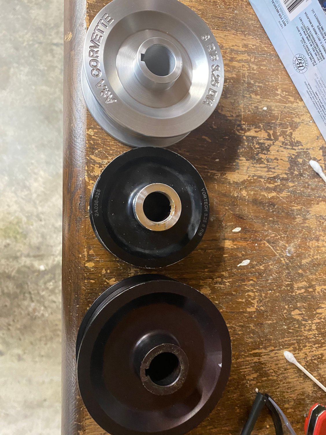 FS (For Sale) Vortech procharger a&a supercharger pulleys ...