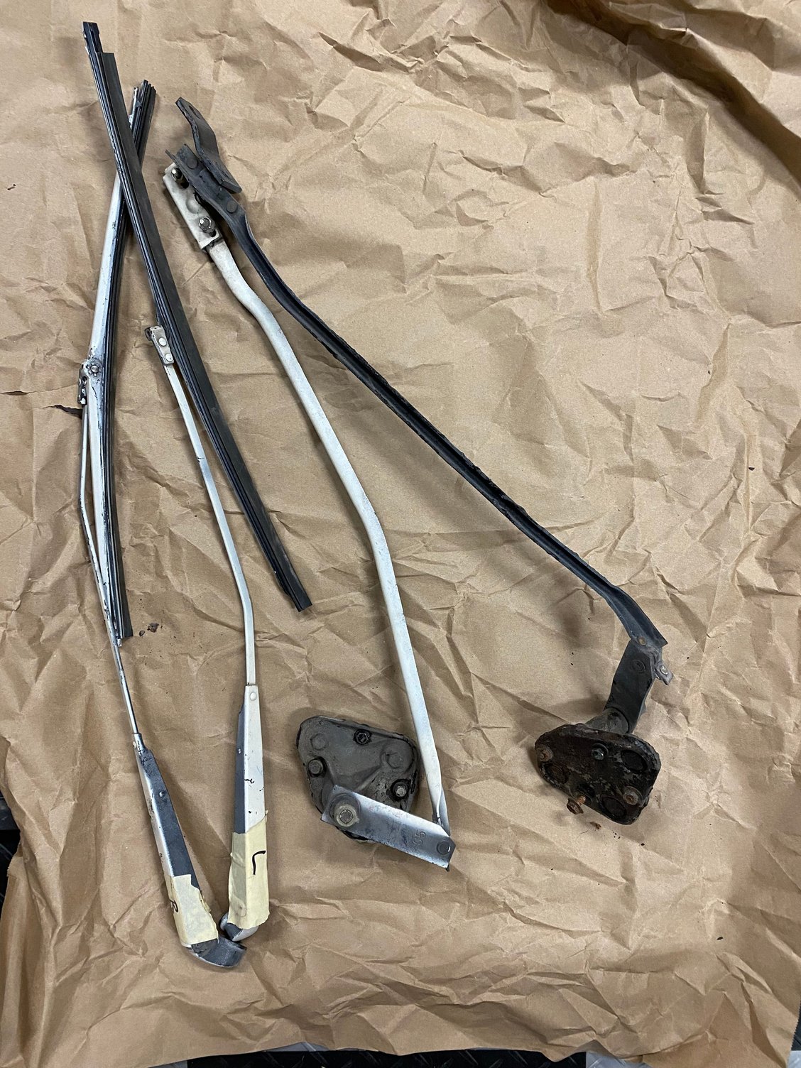 Windshield wiper arms and transmission restoration - CorvetteForum ...