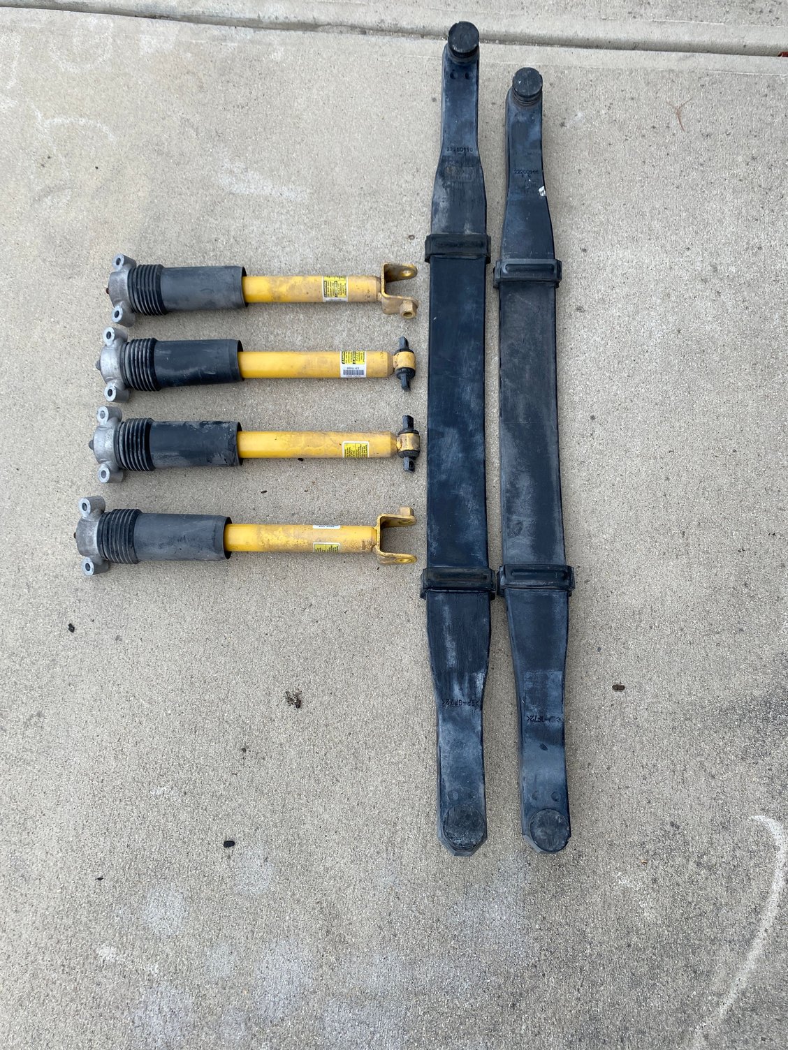 FS (For Sale) 2014 C7 Corvette Suspension Leaf Springs And Shocks ...