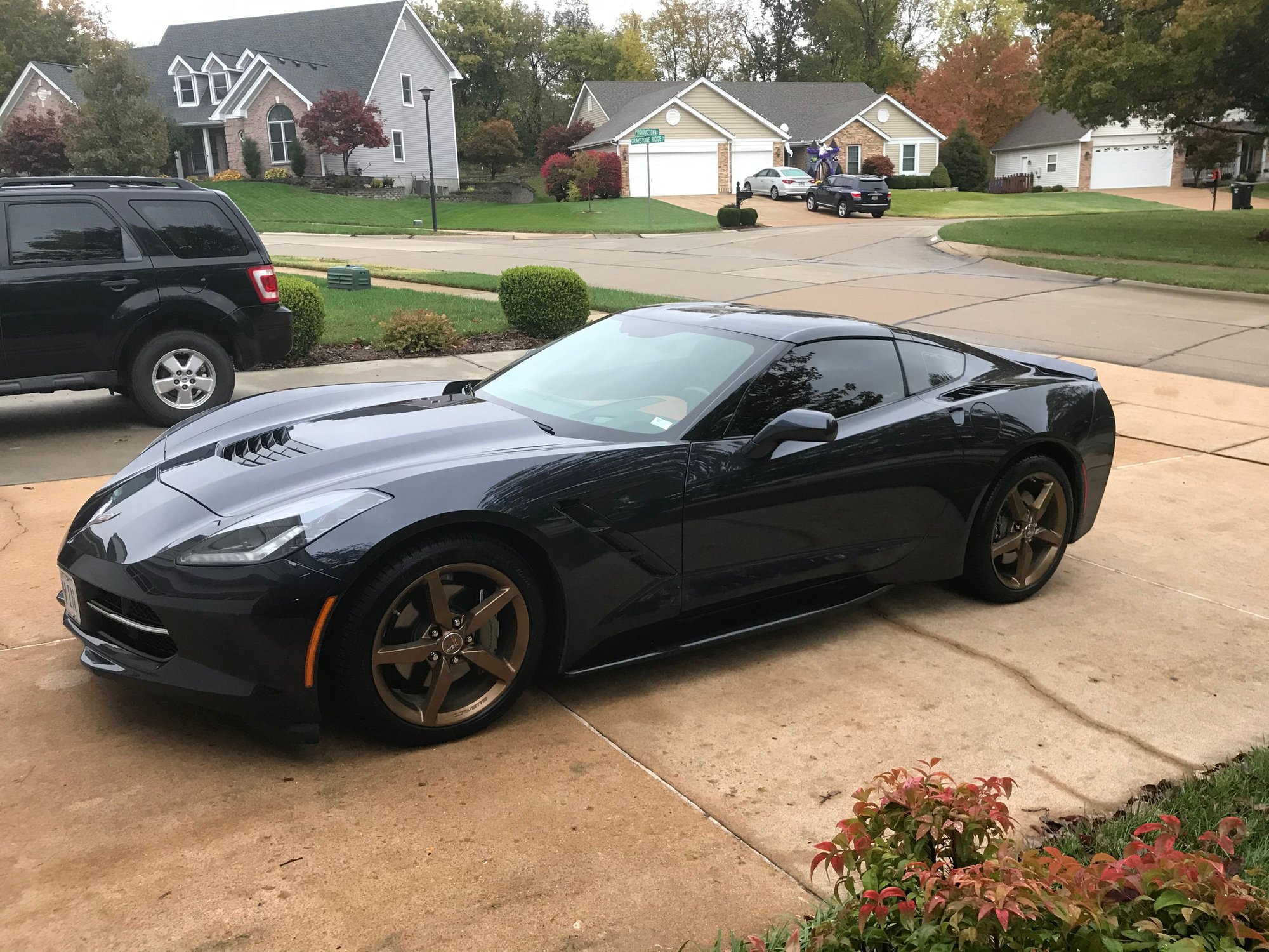 Bronze wheels on Night Race Blue - CorvetteForum - Chevrolet Corvette ...