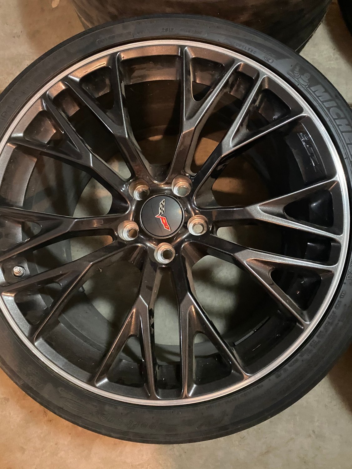 FS (For Sale) C7 Z06 Spectra Gray Wheels OEM FLAWLESS - CorvetteForum ...