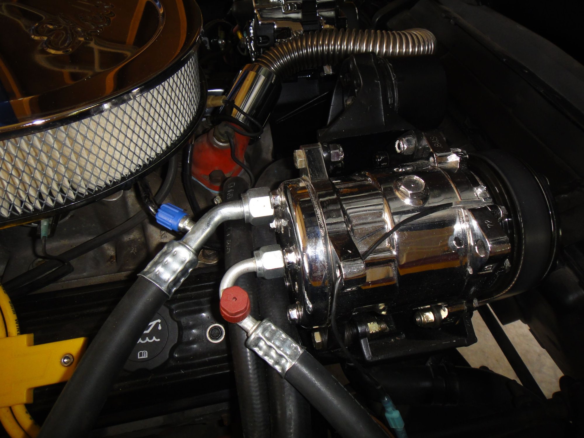 Need helpl! Sanden AC compressor on '92 serpentine bracket ...