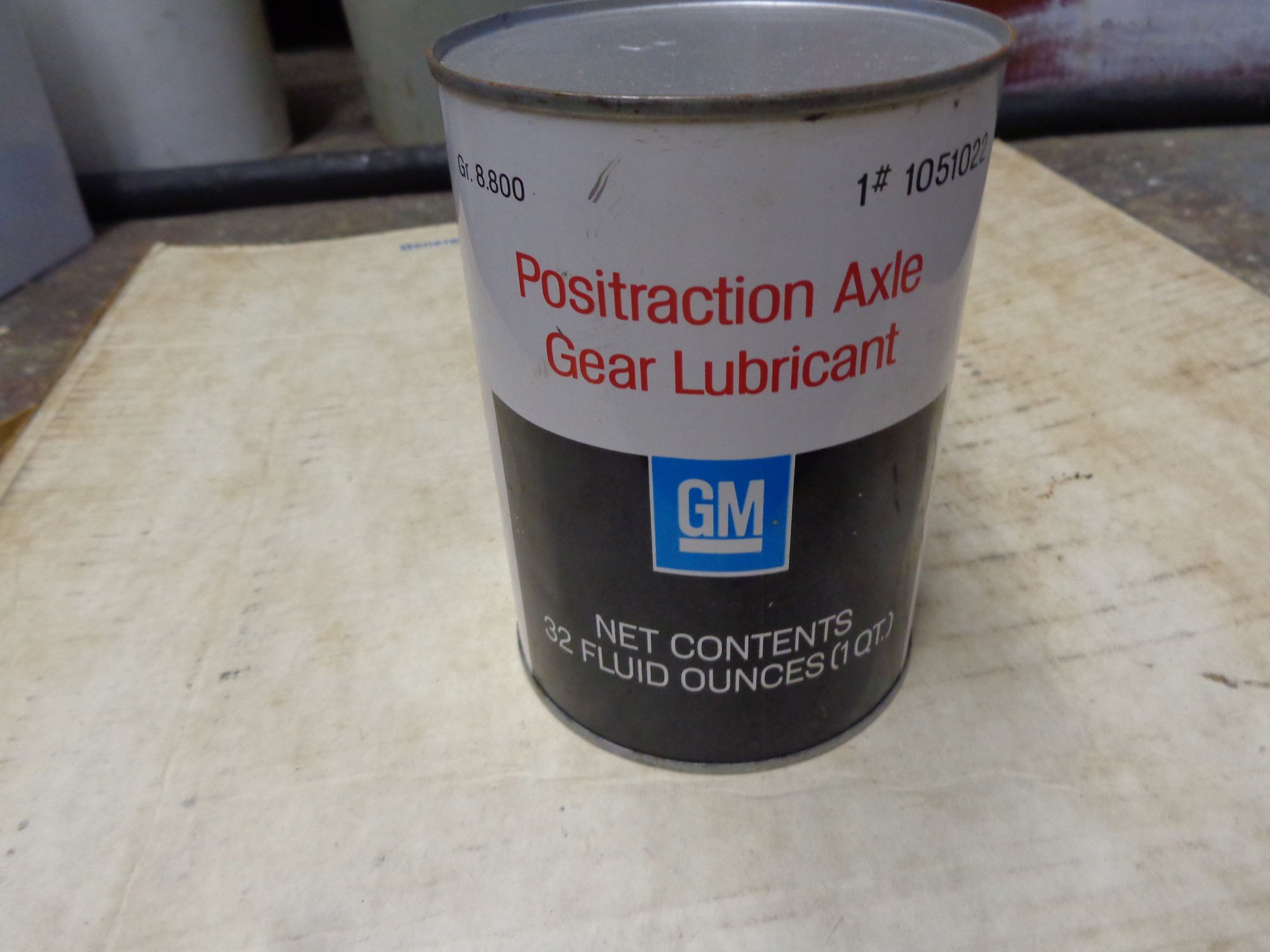 FS (For Sale) GM NOS 80w-90 Limited Slip Rear Axle Lubricant #1052271 ...