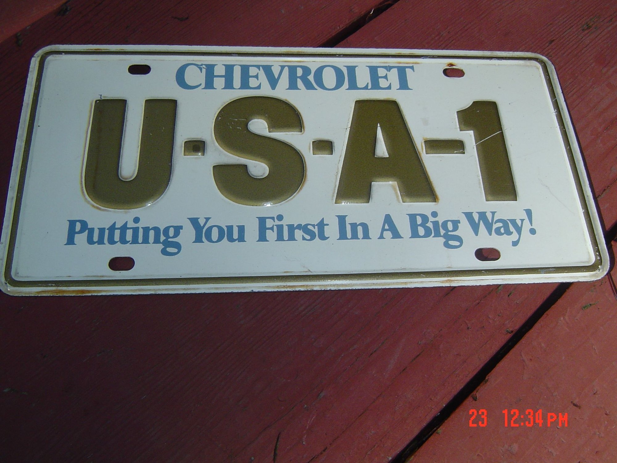 FS (For Sale) USA-1 license plate NOS - CorvetteForum - Chevrolet ...