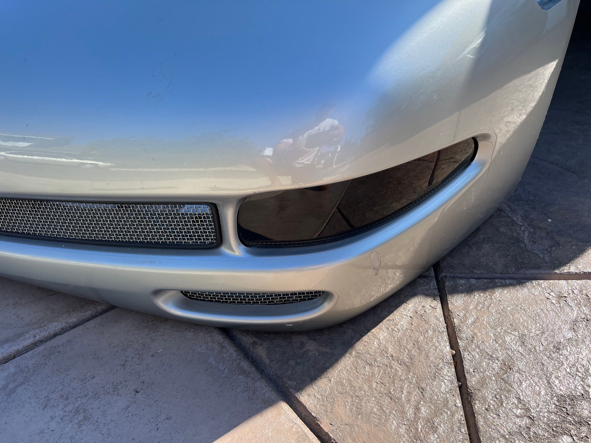 FS (For Sale) C5 OEM front bumper cover Machine Silver - CorvetteForum ...