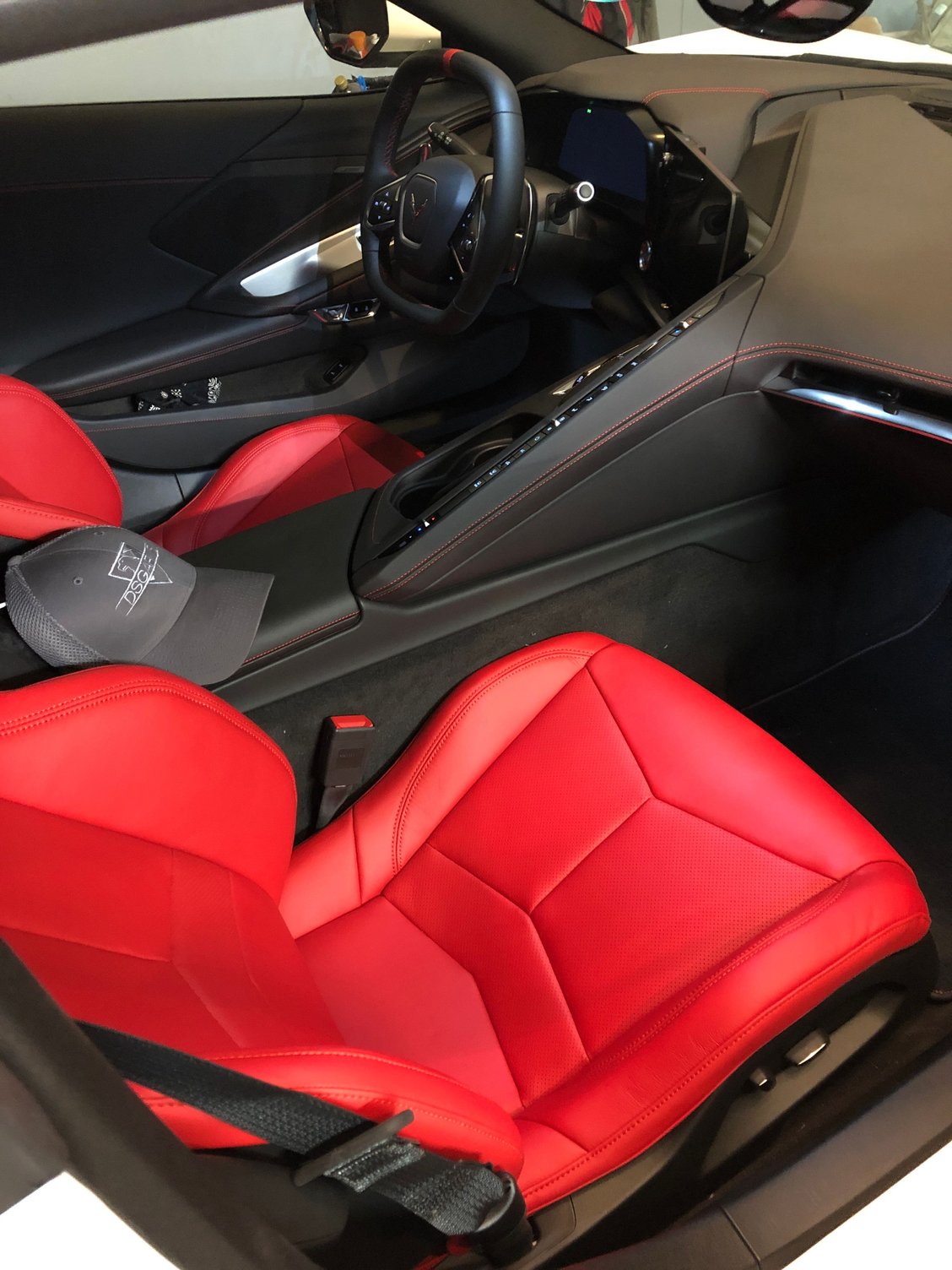 1LT interior, adrenaline red seats - CorvetteForum - Chevrolet Corvette ...