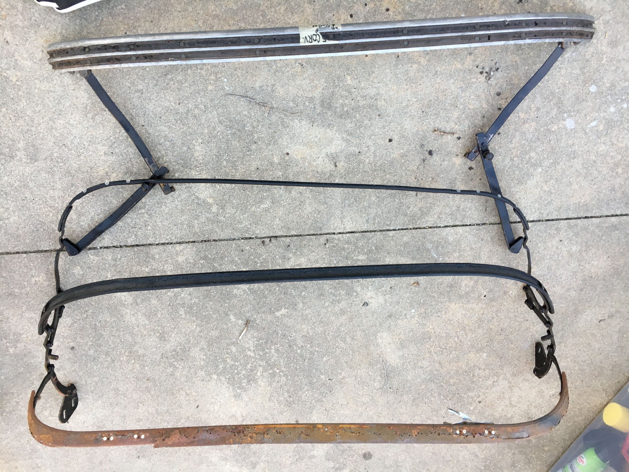 C1 1953-1955 Convertible top frame info - CorvetteForum - Chevrolet ...