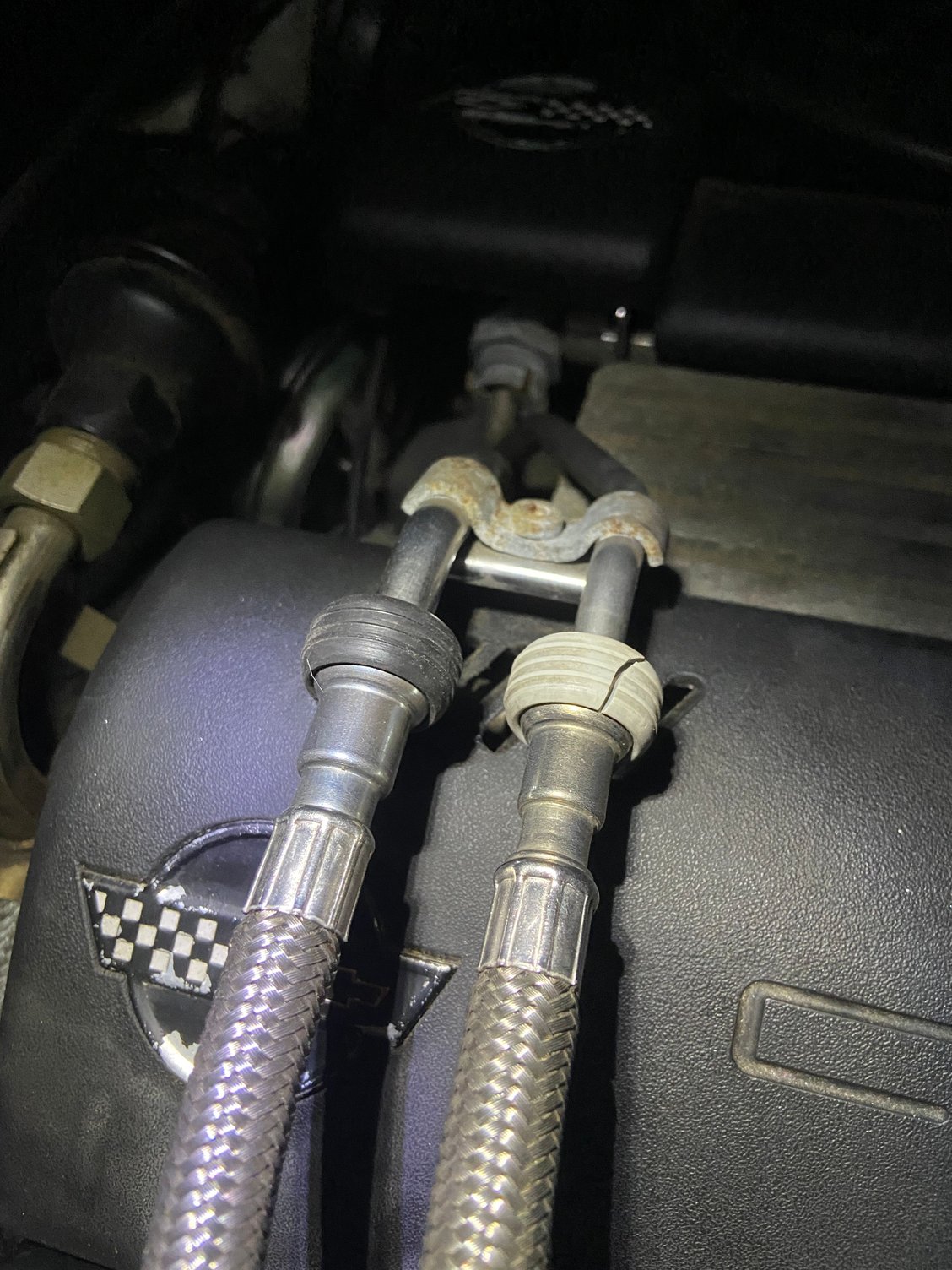 Engine Fuel Line Gasket? - CorvetteForum - Chevrolet Corvette Forum ...