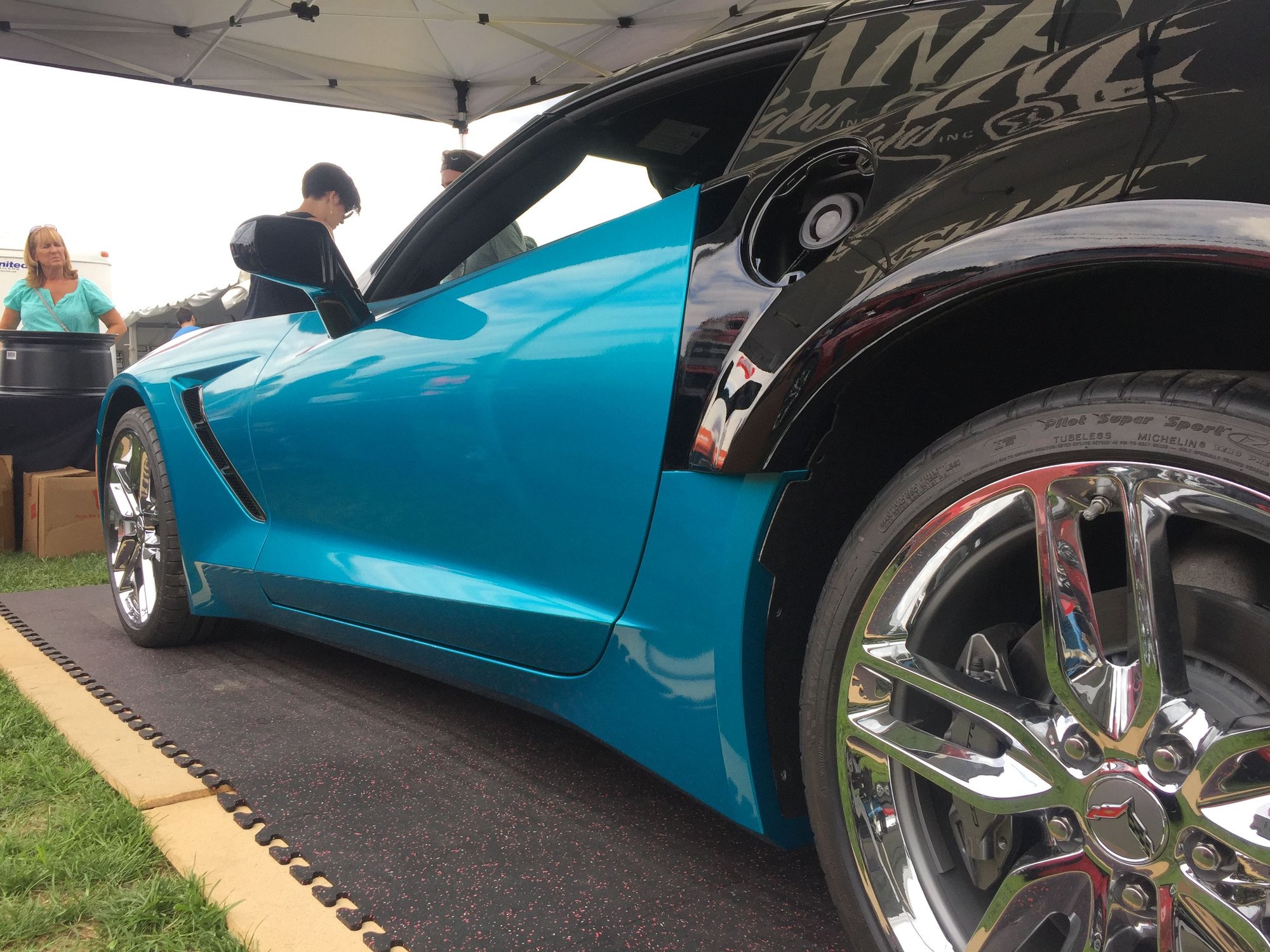 ITS A WRAP .... Corvettes at Carlisle (AQUA METALLIC?) - CorvetteForum ...