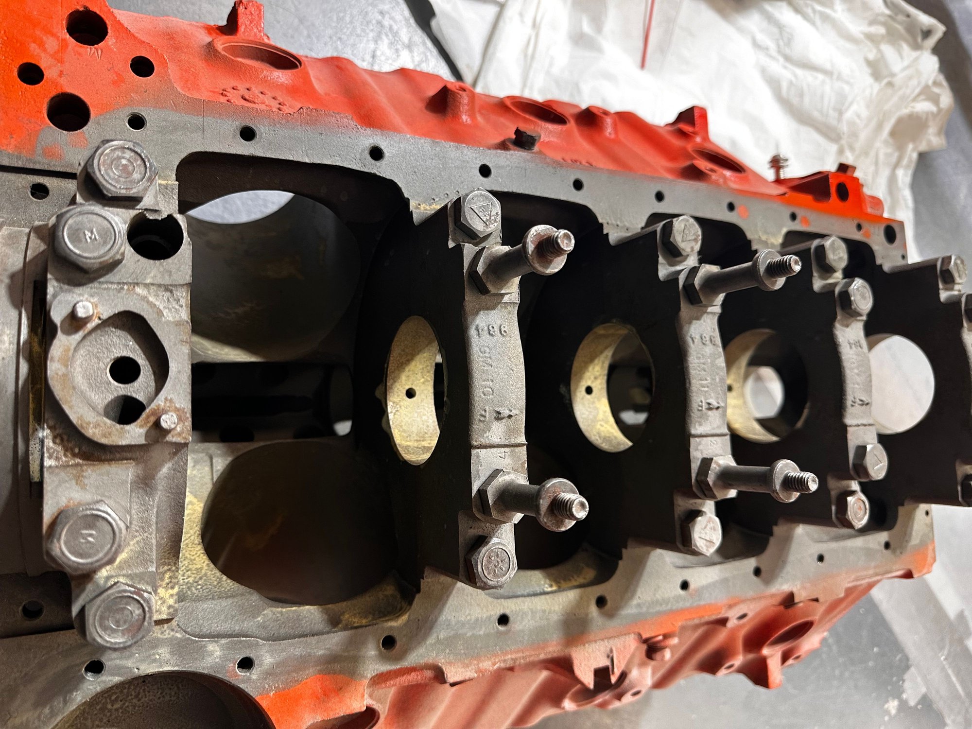 FS (For Sale) Rare 1966 C2 Corvette 427 engine block and parts ...