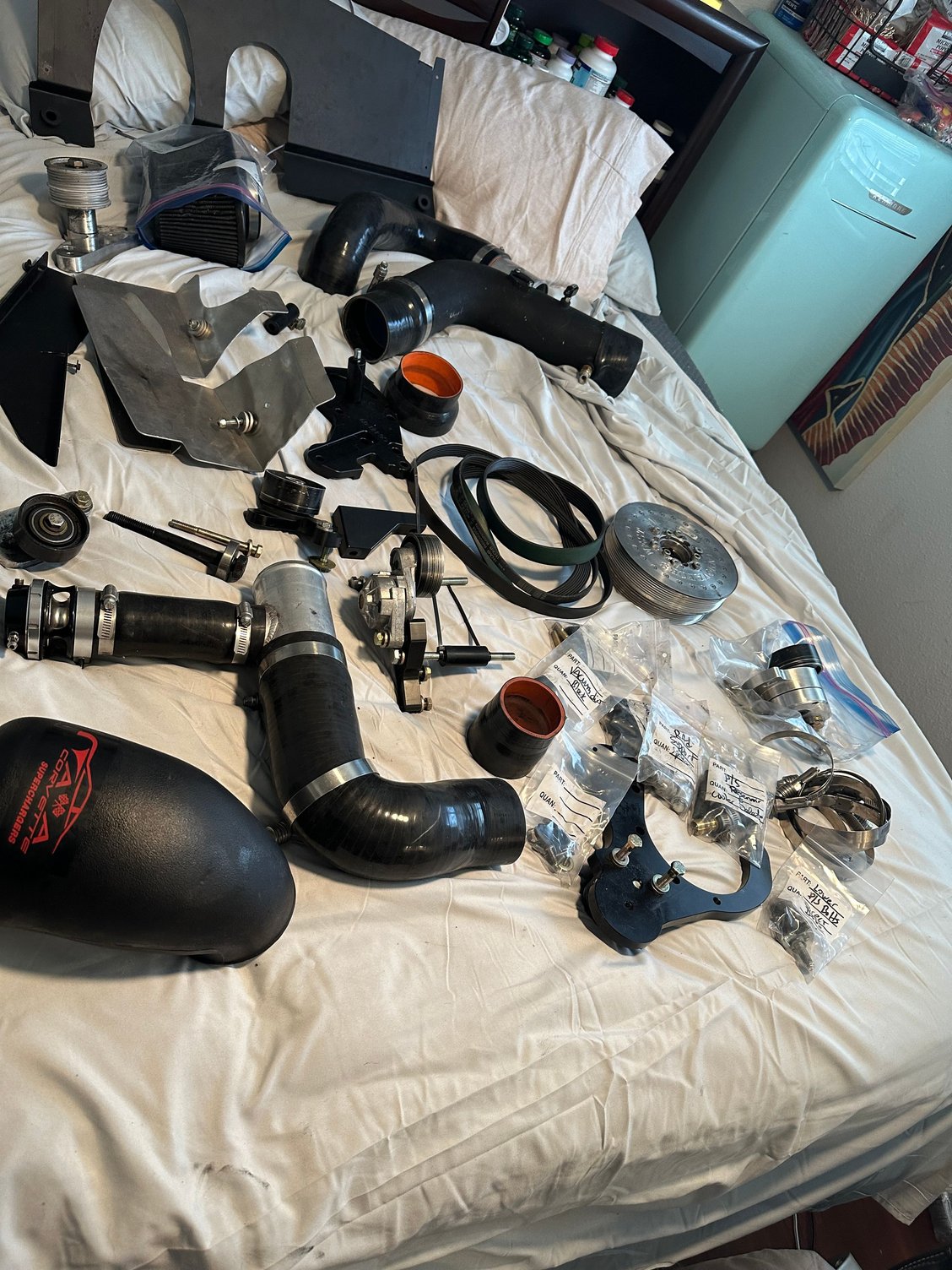 FS (For Sale) A&A C6 LS7/LS3 Dry Sump Supercharger kit w/ V3Ti 50mm BOV ...