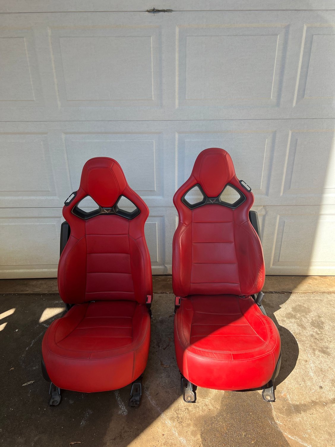 FS (For Sale) OEM GM C7 Corvette Adrenaline Red Leather Competition ...