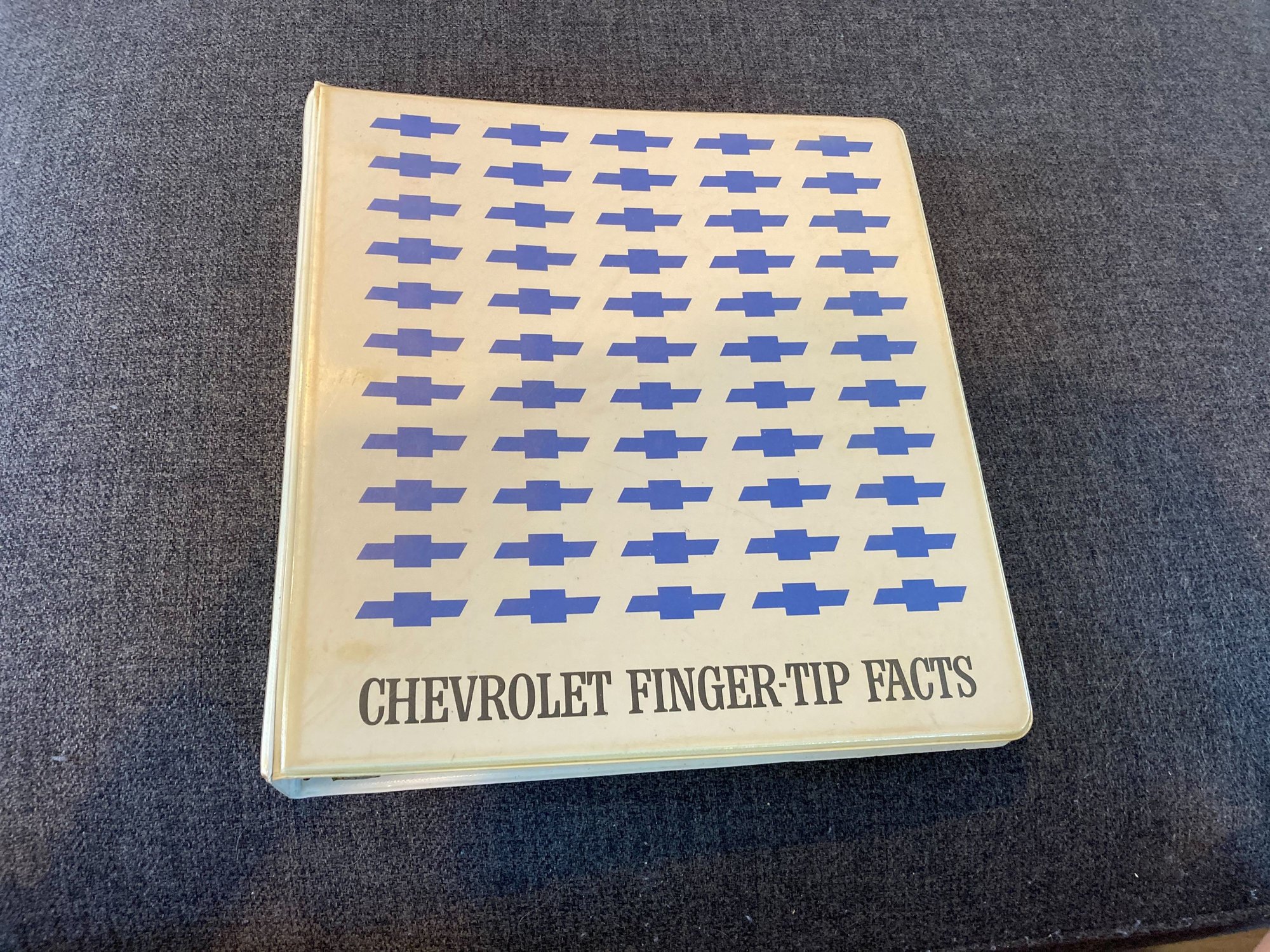 FS (For Sale) 1965 Chevrolet Finger Tip facts in Original Binder ...