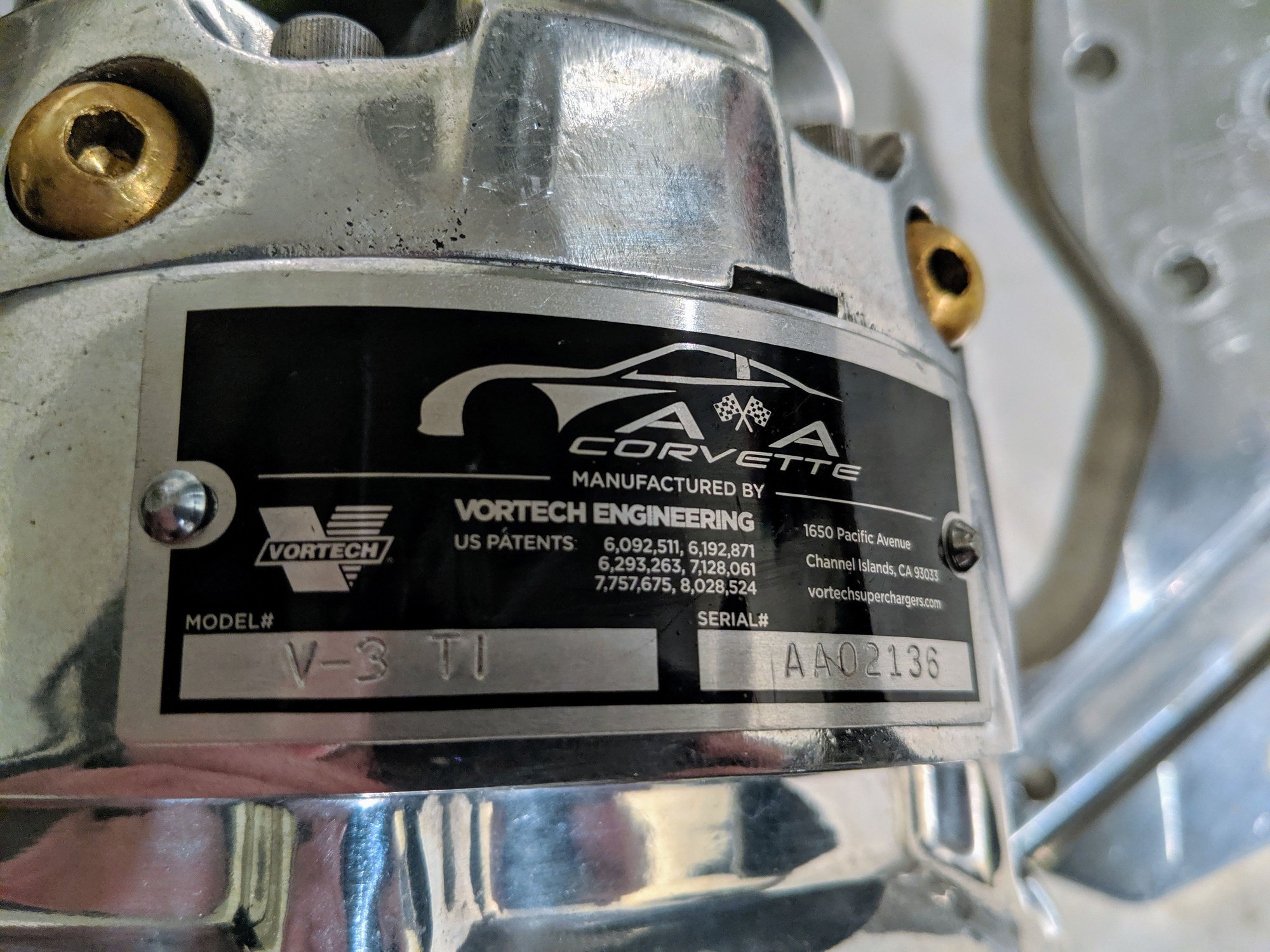 FS (For Sale) Vortech V3 TI supercharger A&A brackets C6 LS3 ...