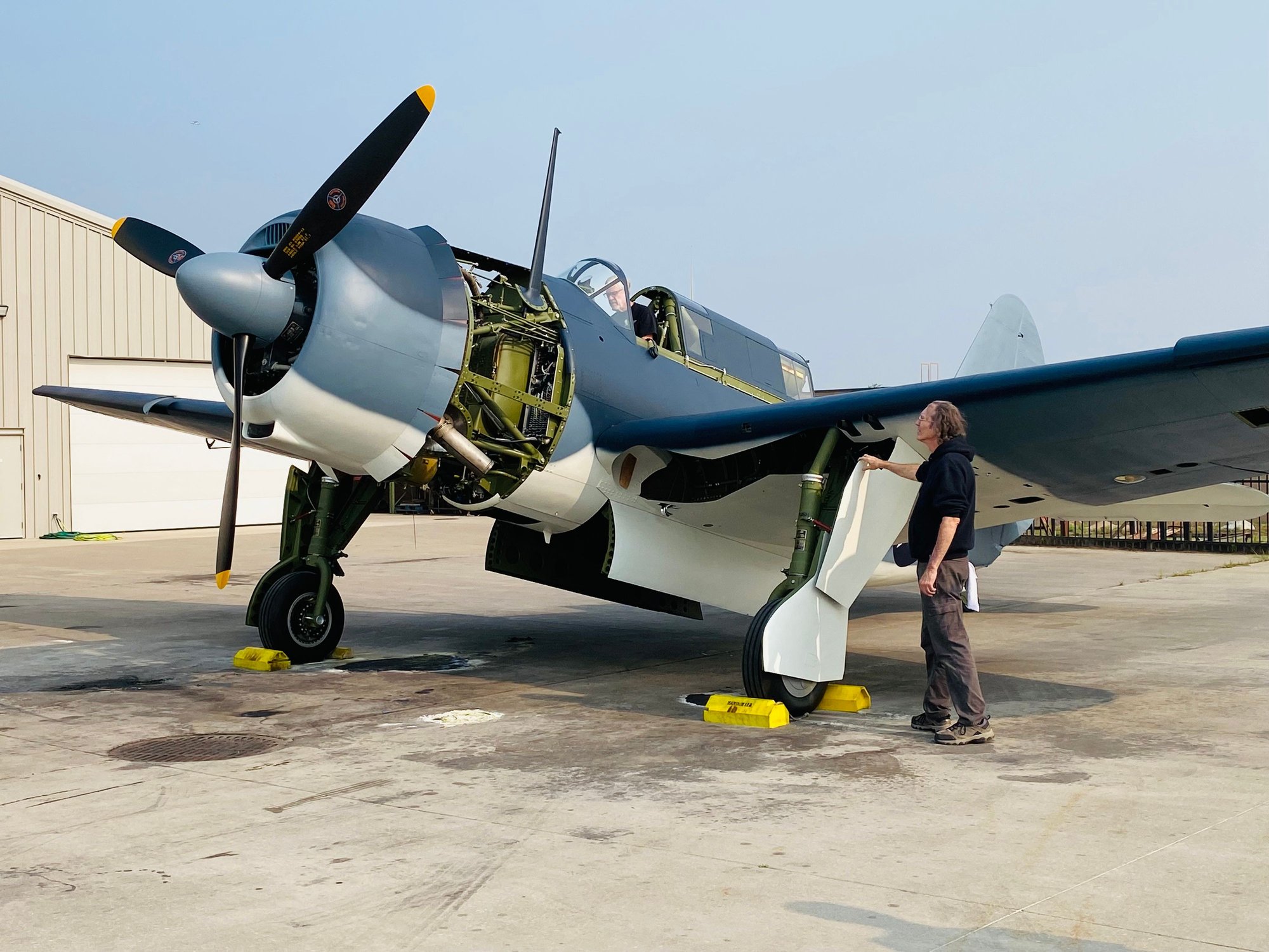 SB2C-1 Helldiver 1st Engine Start - CorvetteForum - Chevrolet Corvette ...