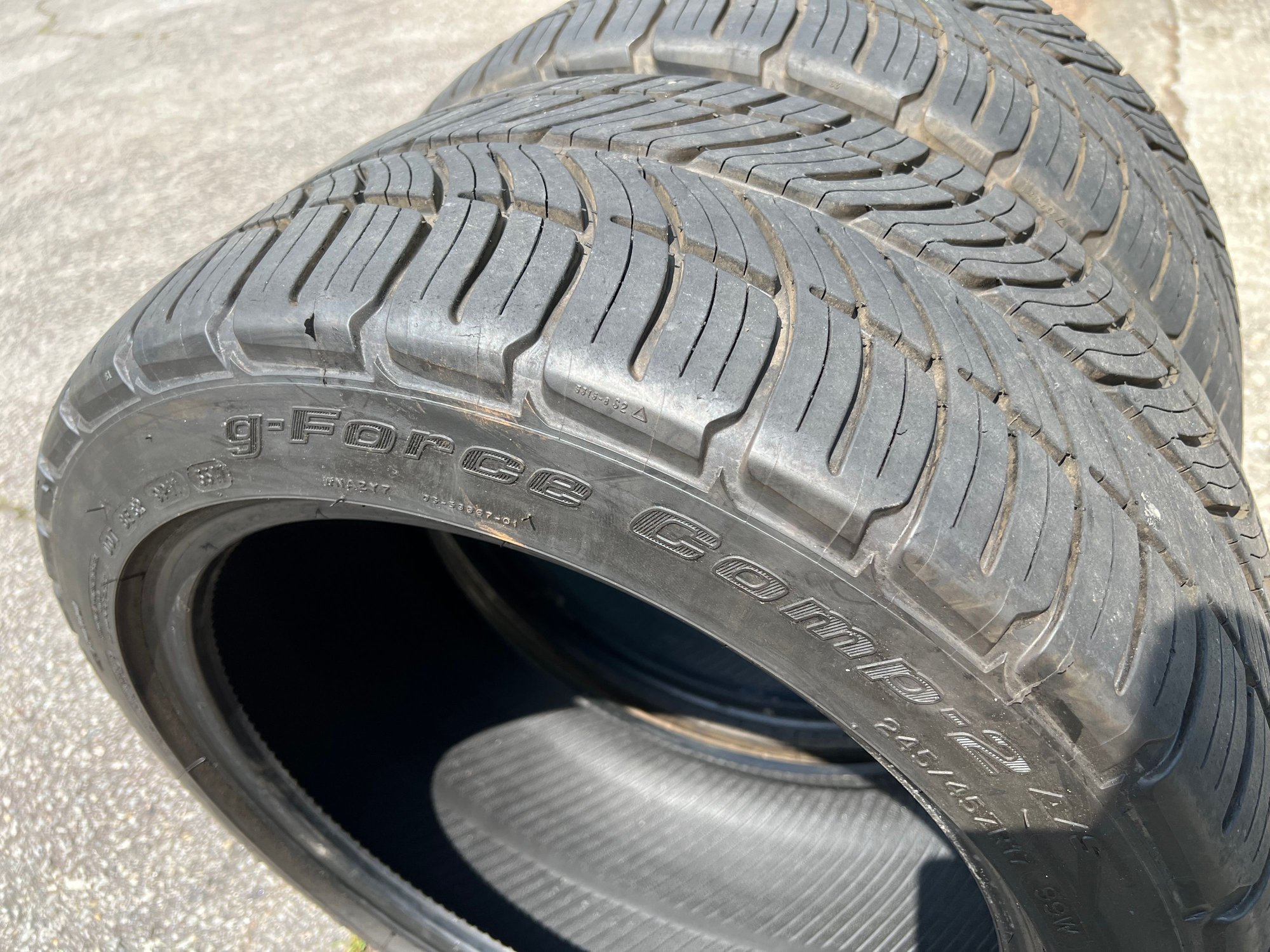 FS (For Sale) BF Goodridge tires, front and rear 90%+ tread ...