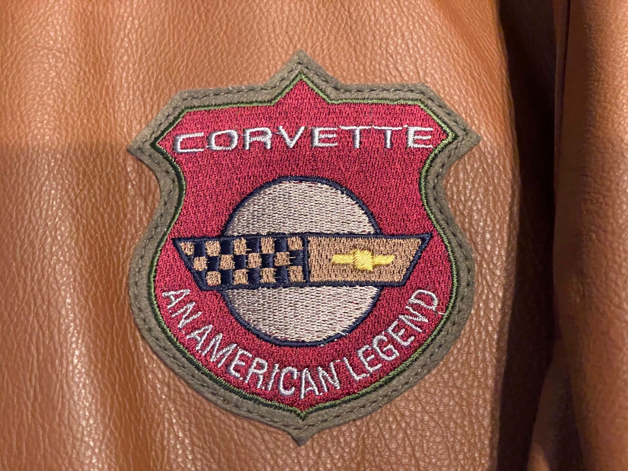 FS (For Sale) Vintage 90s authentic Corvette leather Jacket like new ...