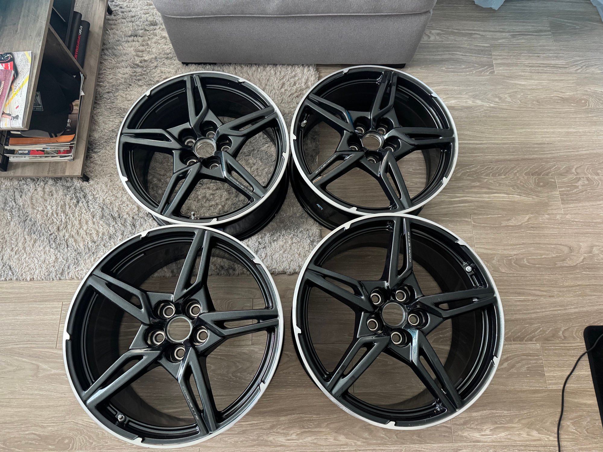 FS (For Sale) C8 OEM Carbon Flash Wheels - CorvetteForum - Chevrolet ...