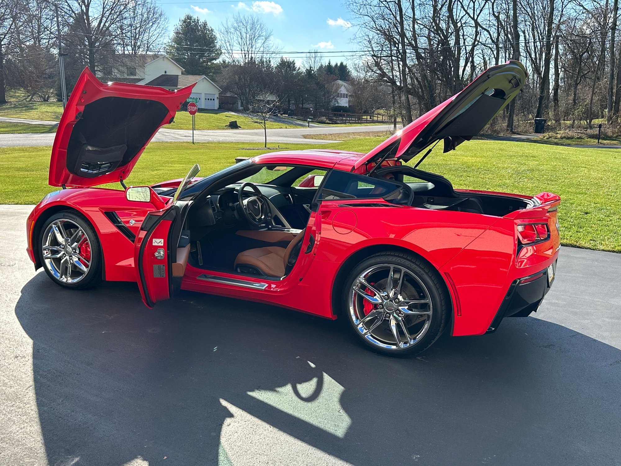 FS (For Sale) 2016 Torch Red 2LT Z51 coupe, 19,500 miles, $49,500 ...