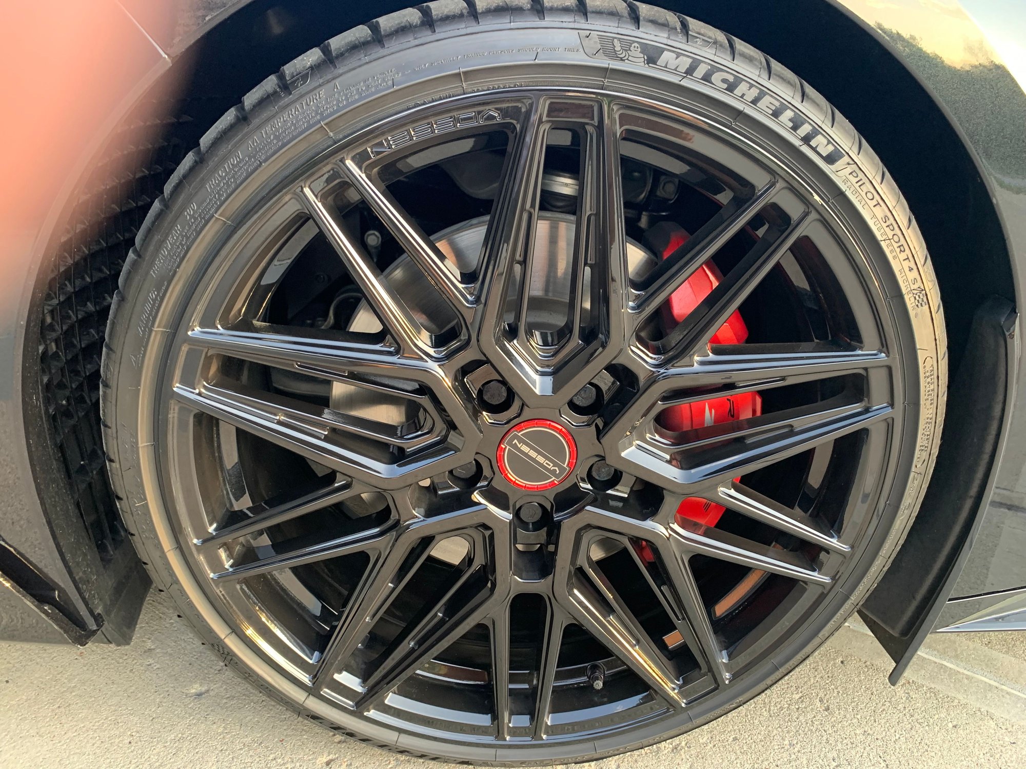 FS (For Sale) vossen HF7 Black gloss with Pilot Sport 4s ...