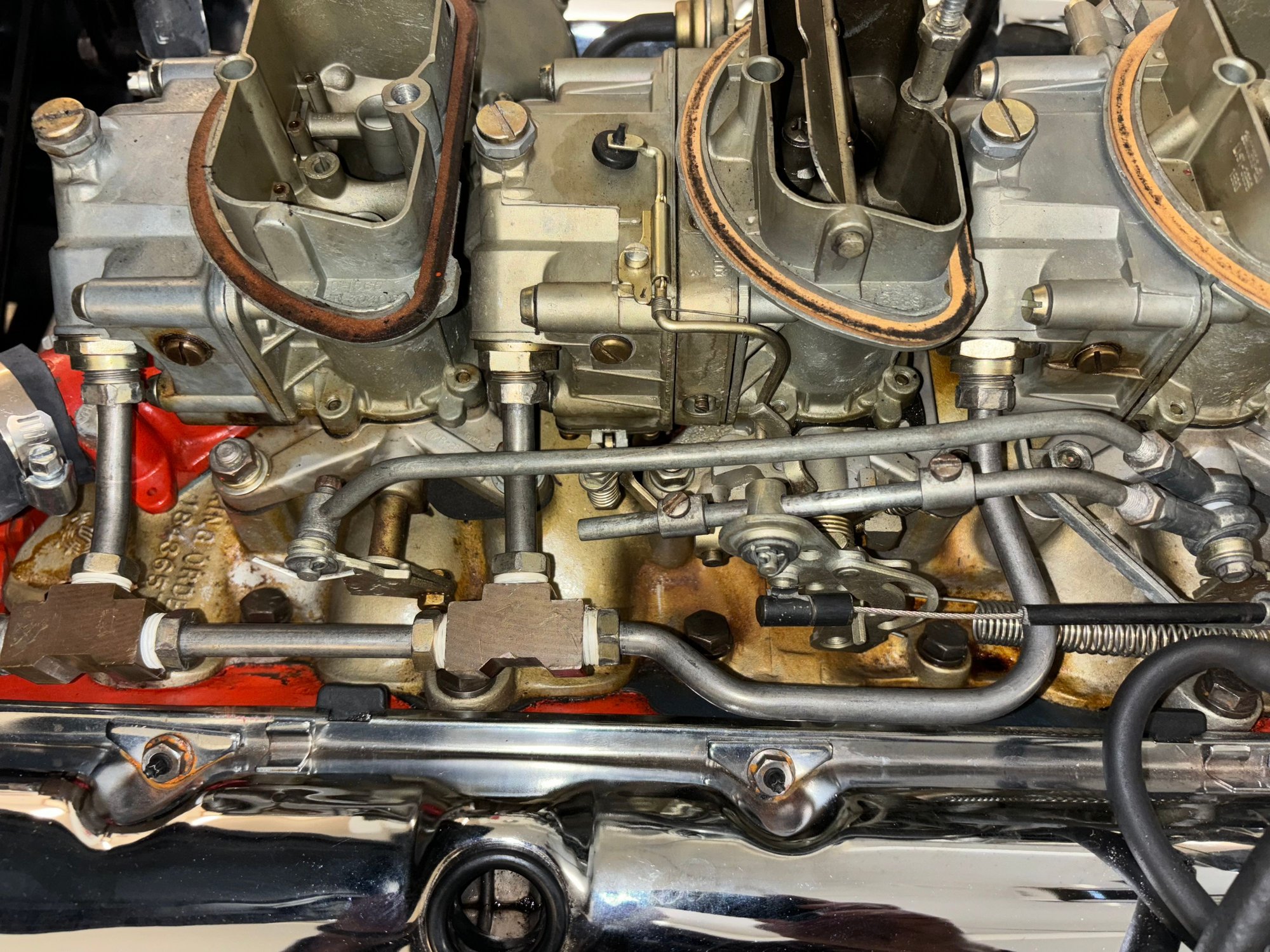 FS (For Sale) Tri-Power Mechanical Progressive Linkage - CorvetteForum ...