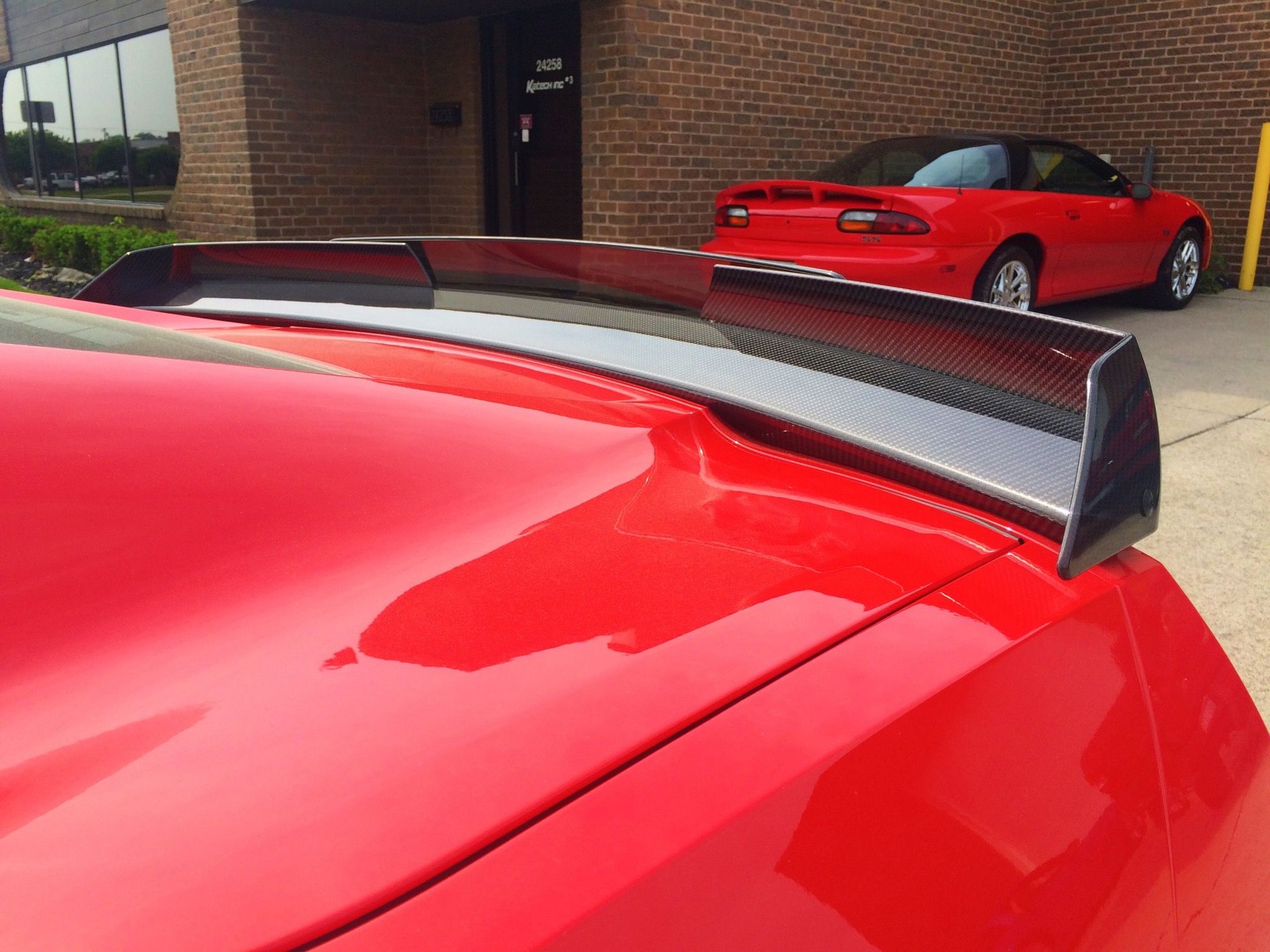 Katech C7 Z07 CFV carbon fiber Stage 2/3 spoiler wickers ...
