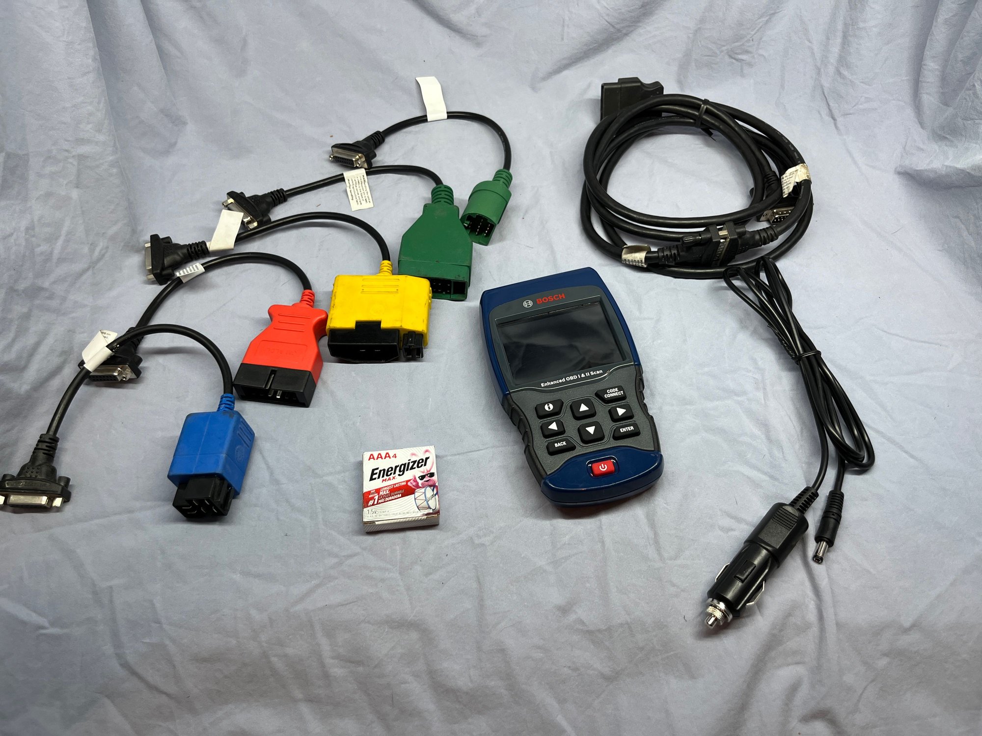 FS (For Sale) SOLD Bosch OBD1 & OBDII scan tool w/ all the adaptors ...
