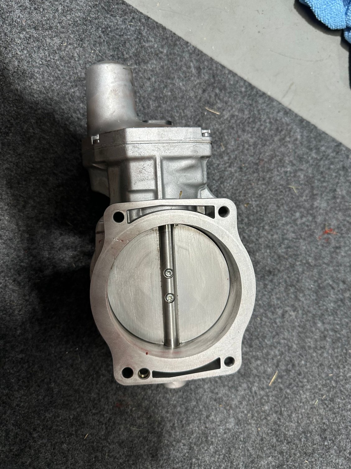 FS (For Sale) Mamo ported and painted silver blade throttle body ...
