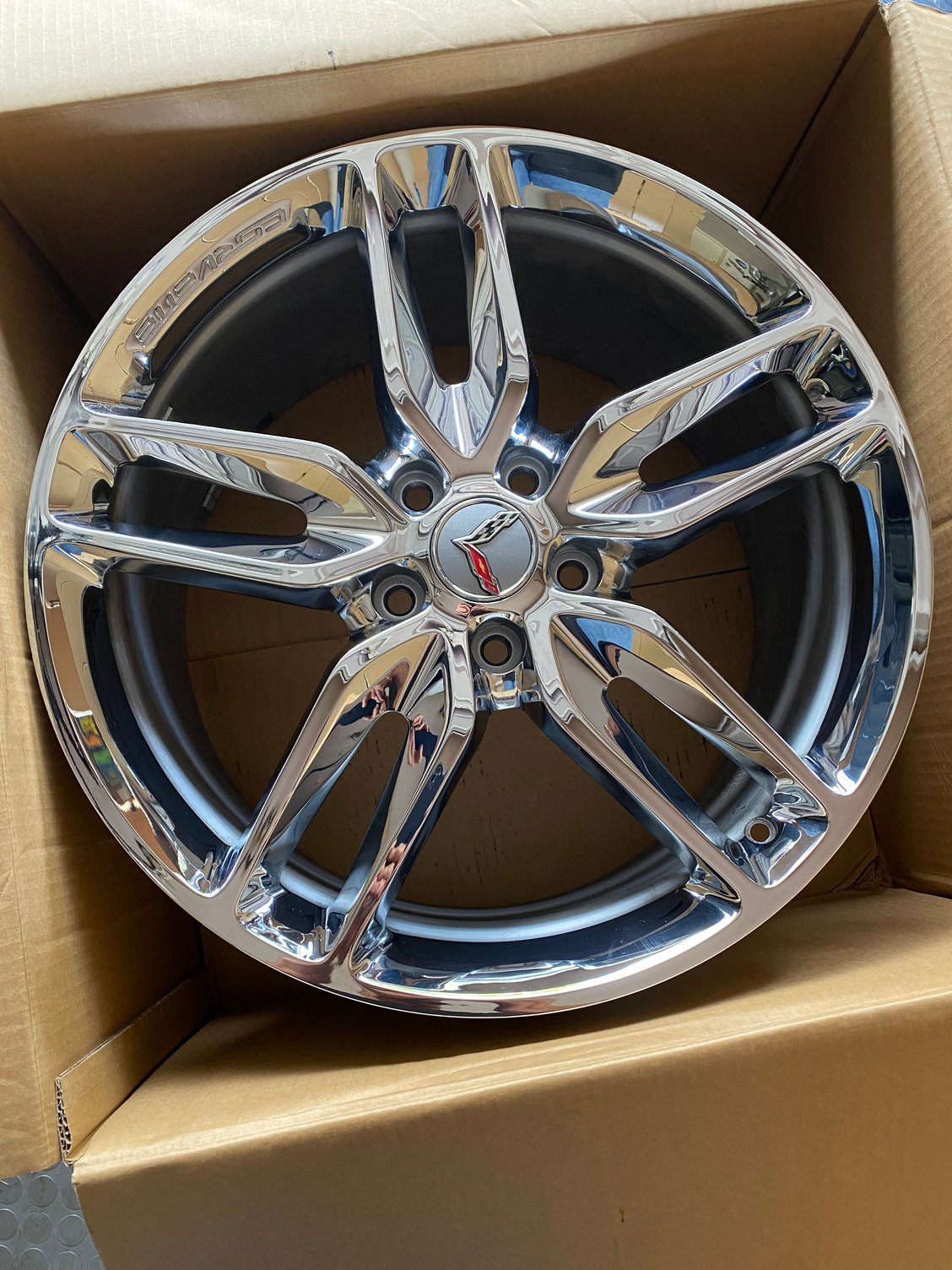 FS (For Sale) Z51 OEM chrome wheels, less than 300 miles ...