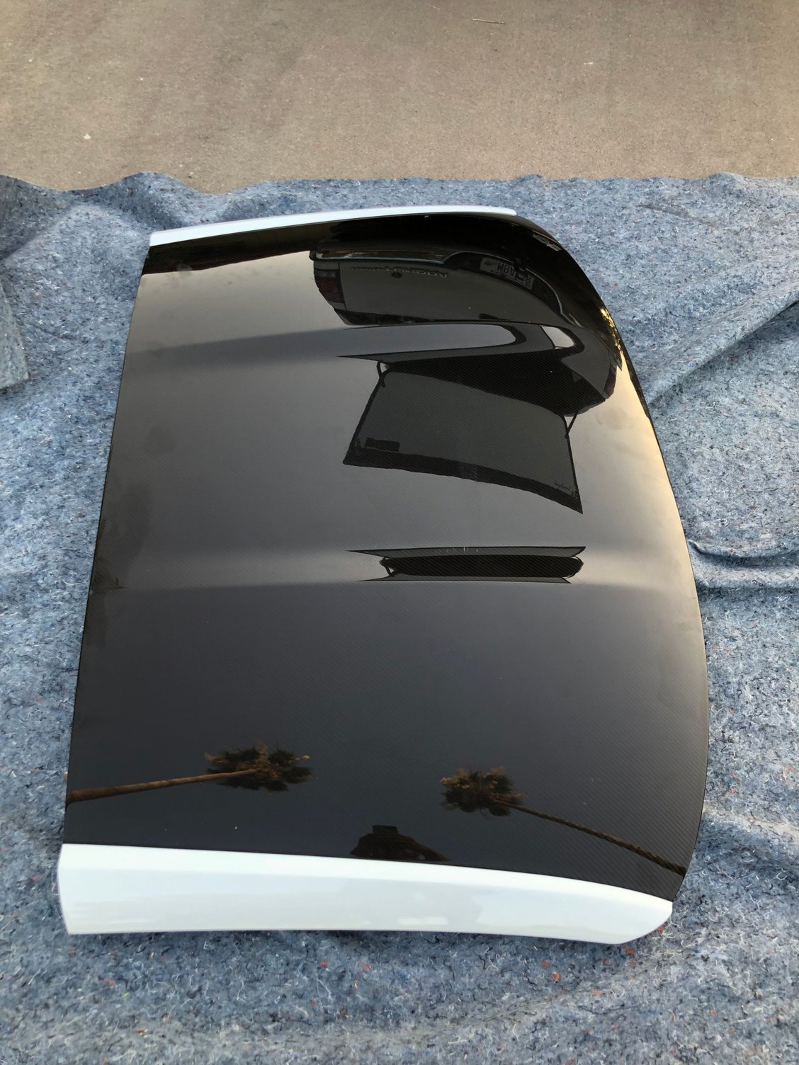 FS (For Sale) (SOLD) C7 Corvette Targa Top - Carbon Fiber / White ...