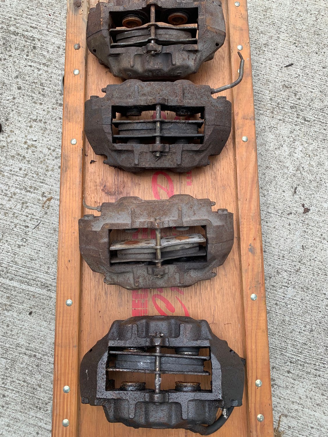 FS (For Sale) 1968 Corvette Front and Rear Calipers Original GM Uses ...