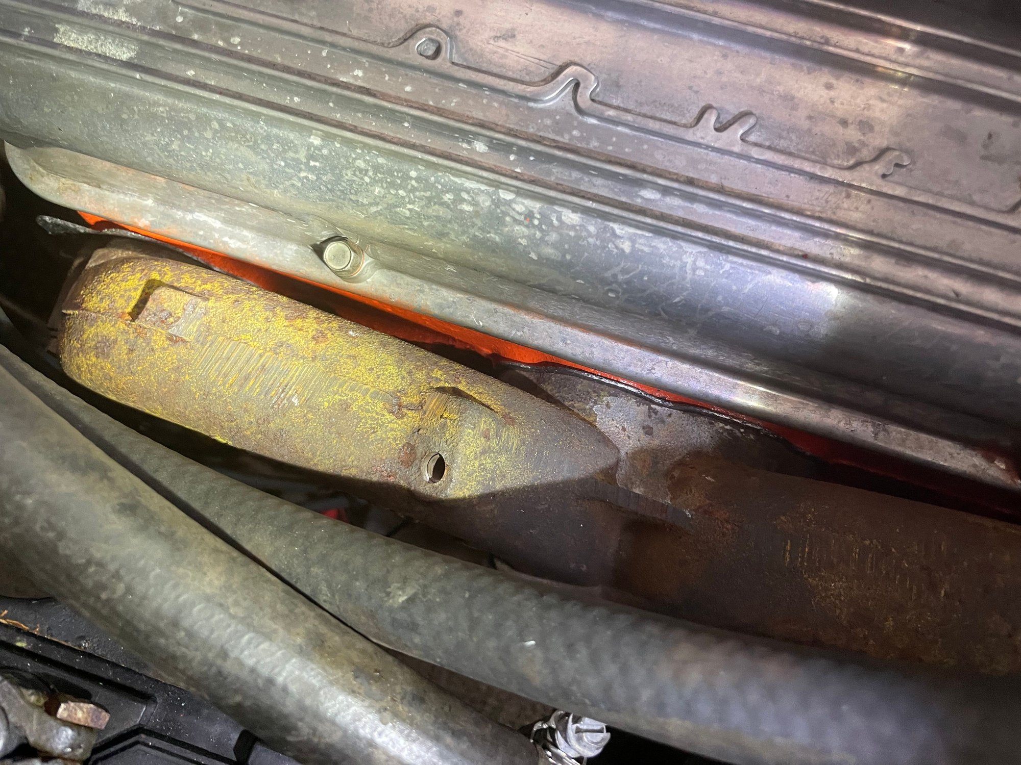 choke heat riser tube, air filter - CorvetteForum - Chevrolet Corvette ...