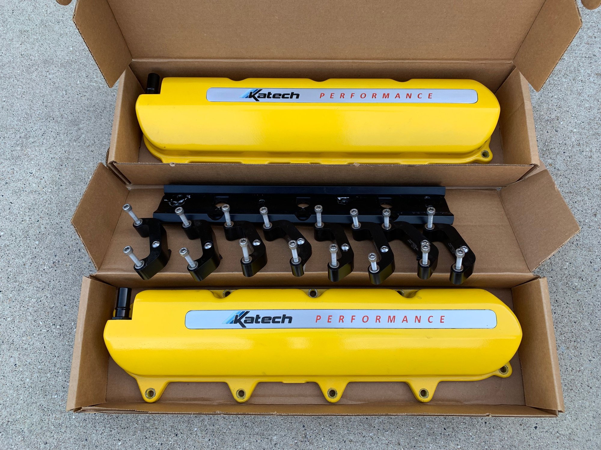 FS (For Sale) Katech LT valve covers, dry sump, slotted, logo inserts ...