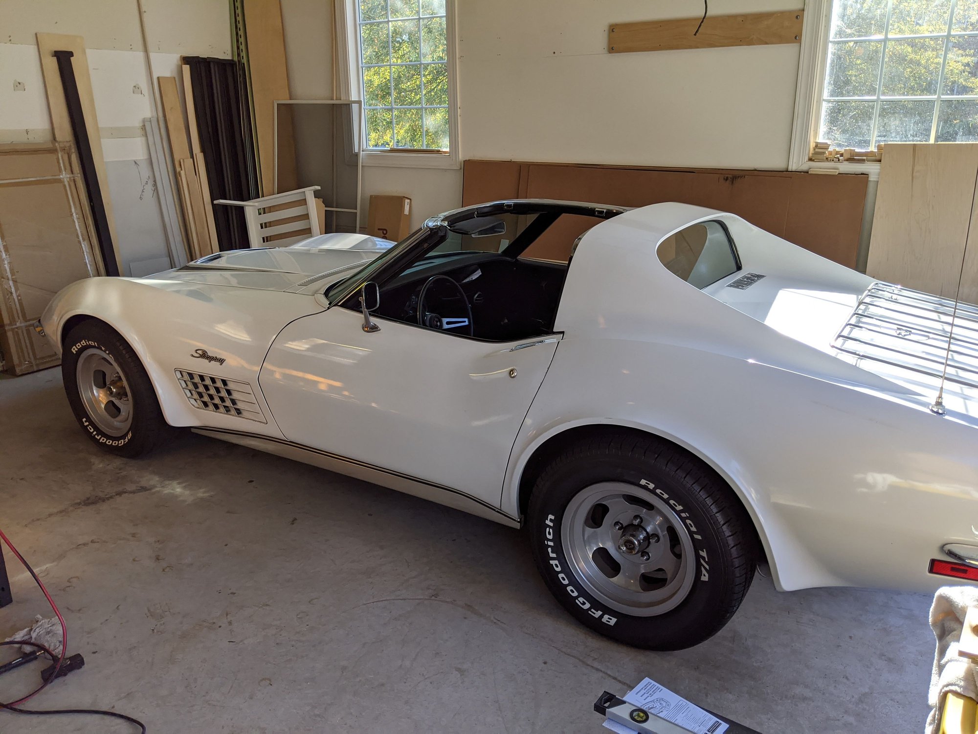 FS (For Sale) 71' Stingray LT-1 White with Black Leather ...