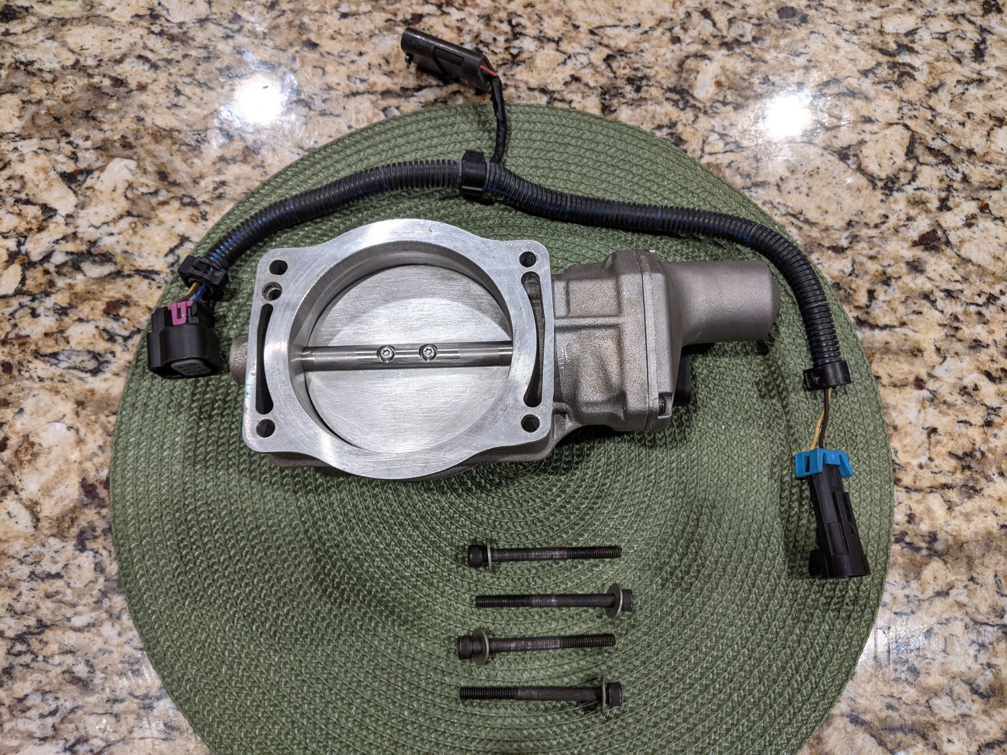 FS (For Sale) Ported LS2 90mm Throttle Body TB with Adapter Harness ...