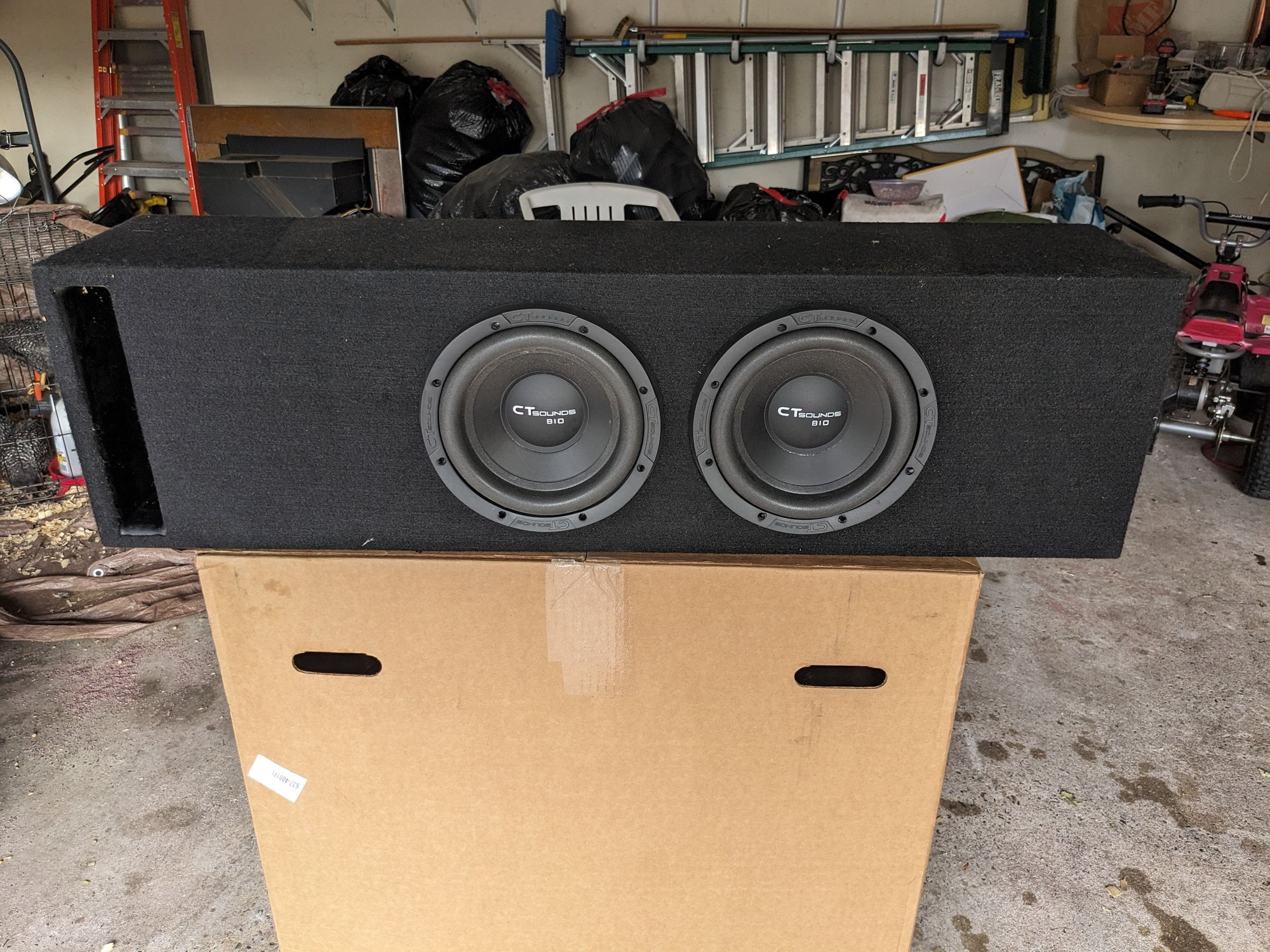 FS (For Sale) Subwoofer box with (2) 10" Subwoofers - CorvetteForum ...