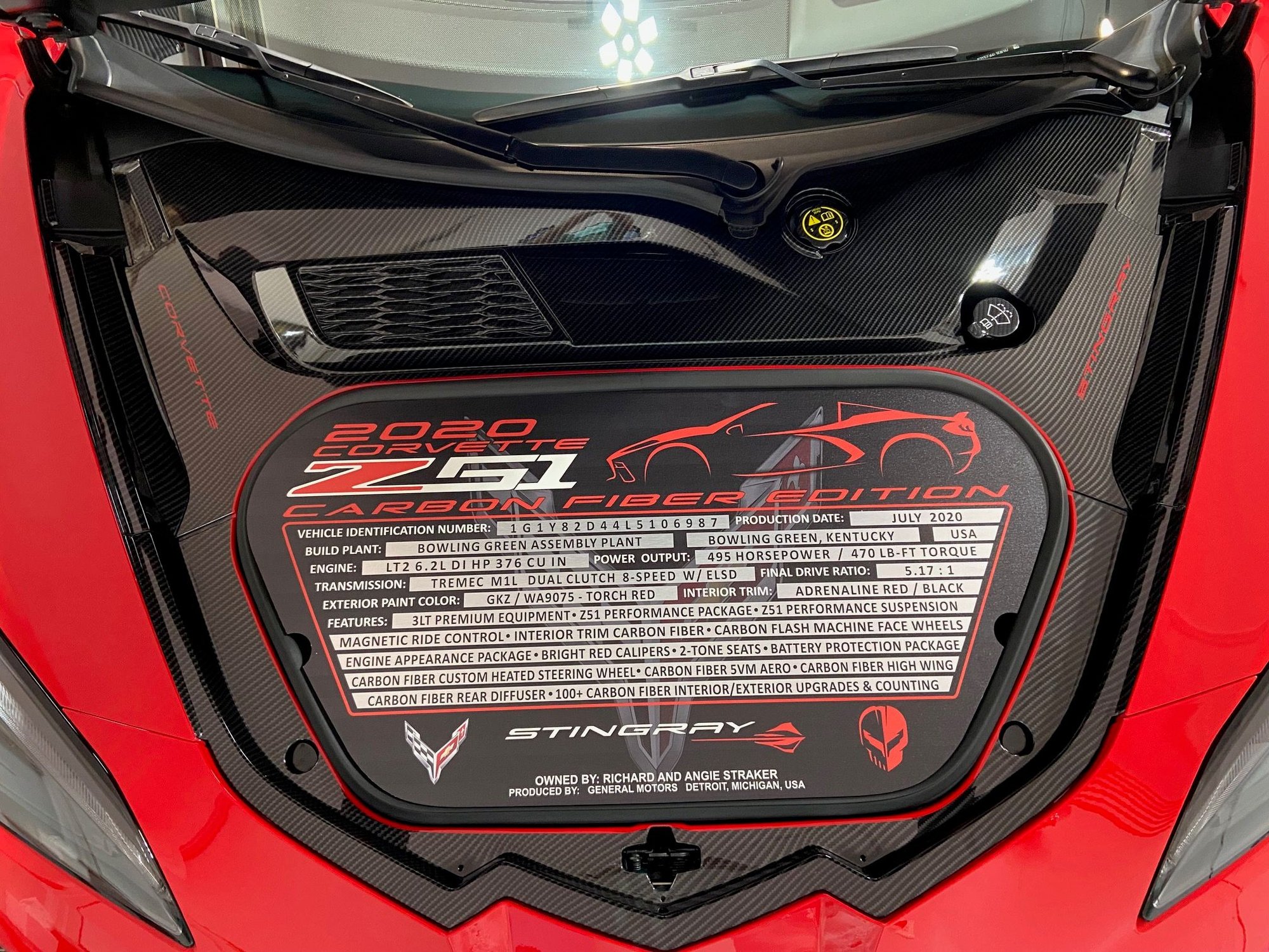 Frunk cover - CorvetteForum - Chevrolet Corvette Forum Discussion