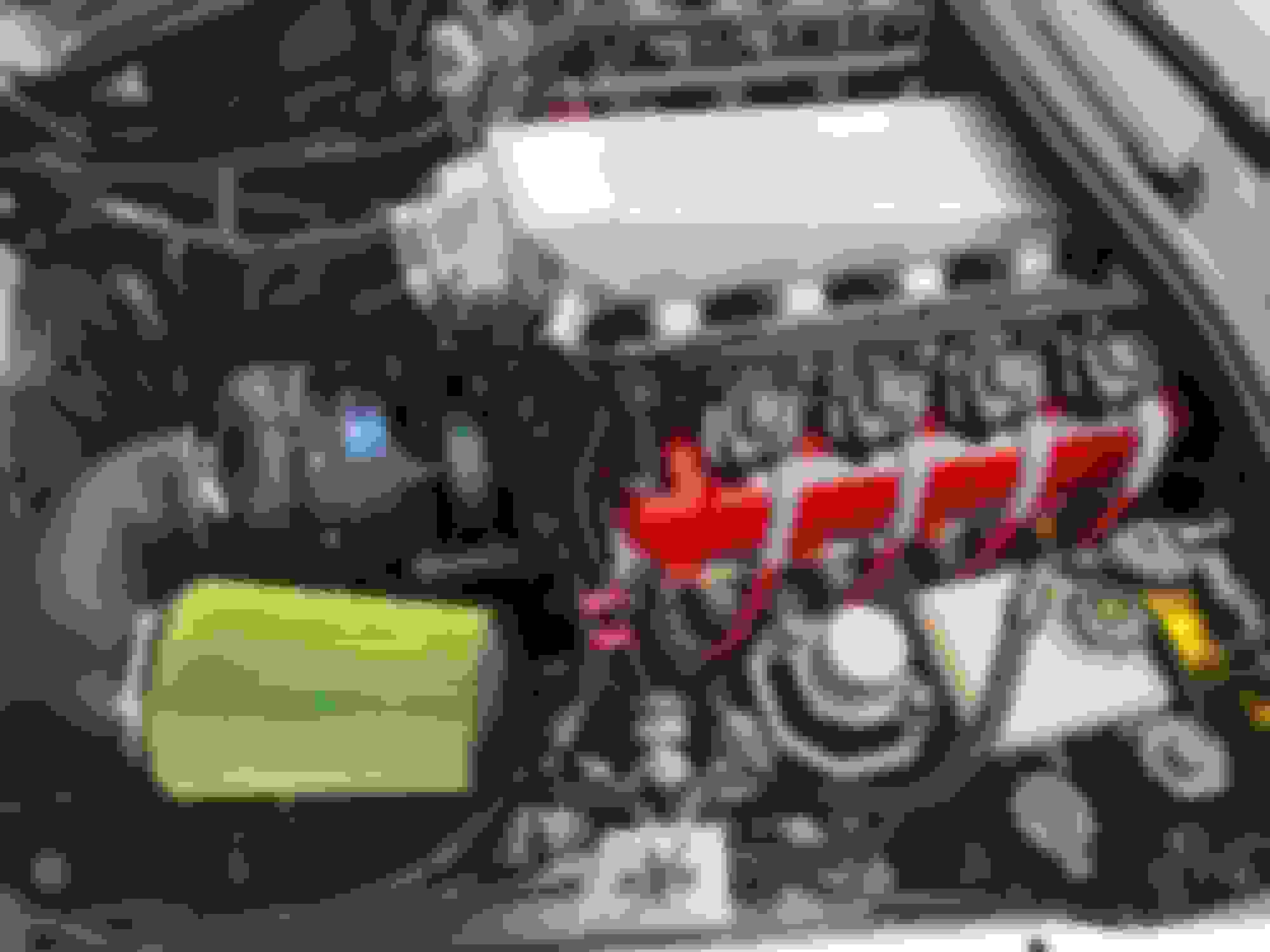 Some pics of my new Katech coil relocation + powder coated red valve ...